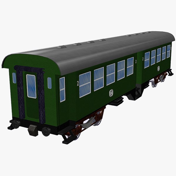 3D passenger rail car - schnellzugwagen - TurboSquid 1815967
