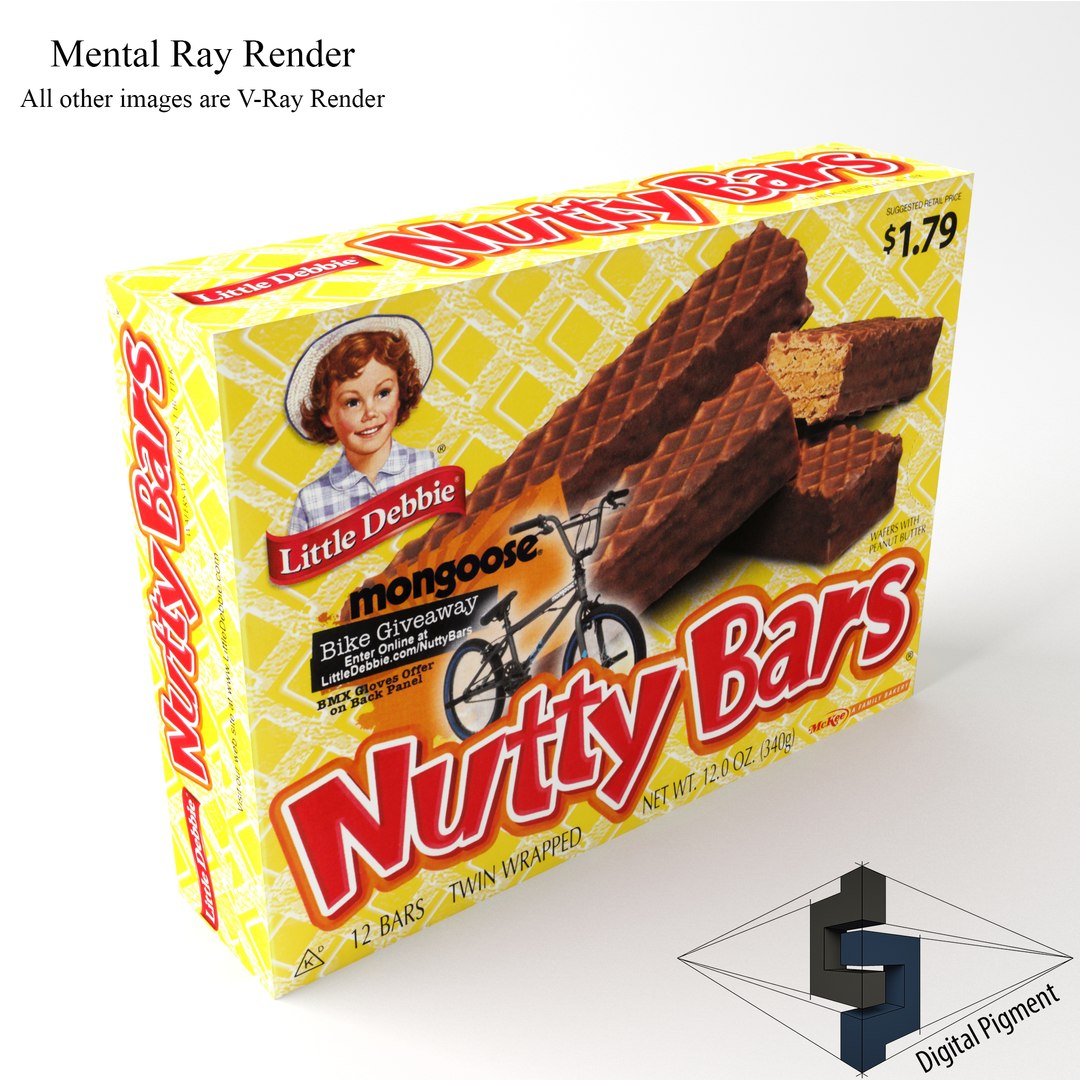 White Little Debbie Nutty Bars
