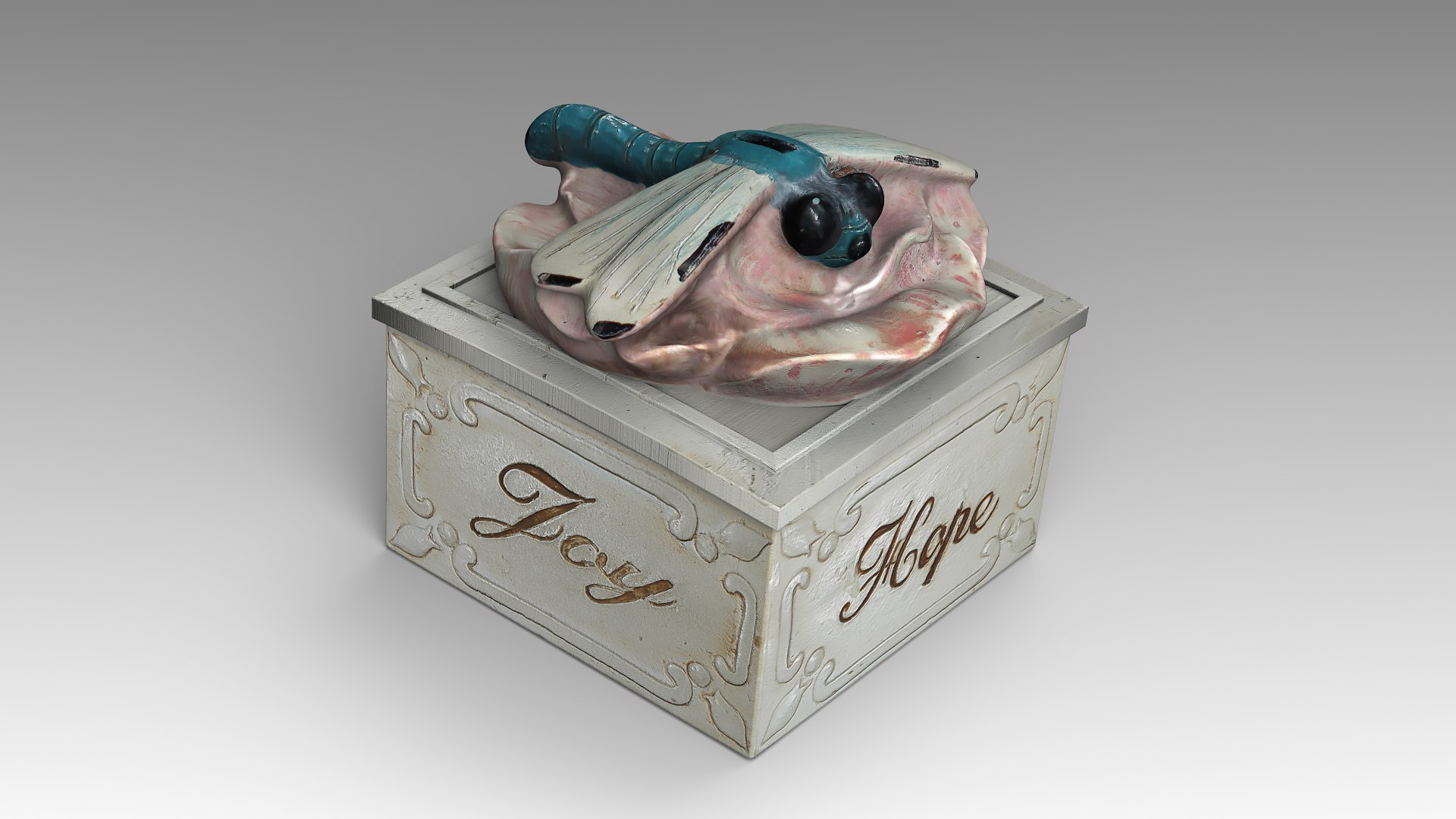 Dragonfly box 3D model - TurboSquid 1440235