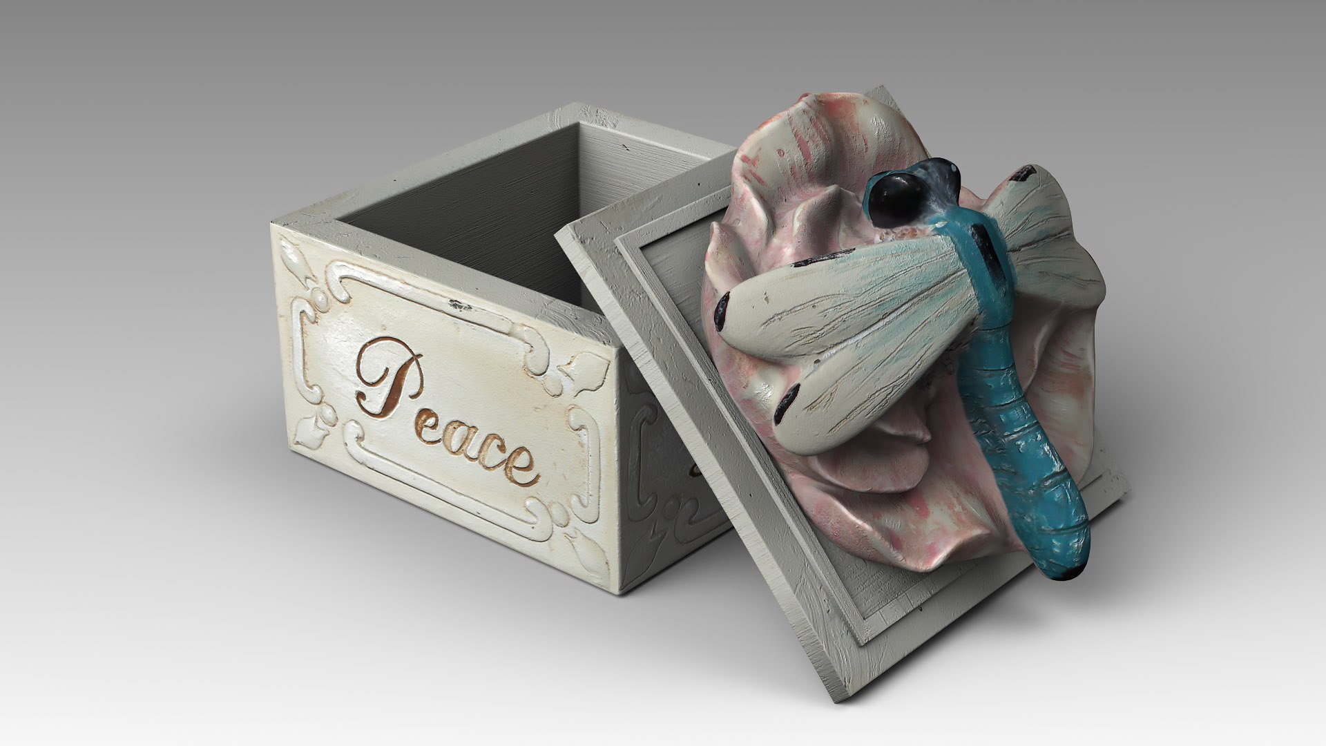 Dragonfly box 3D model - TurboSquid 1440235