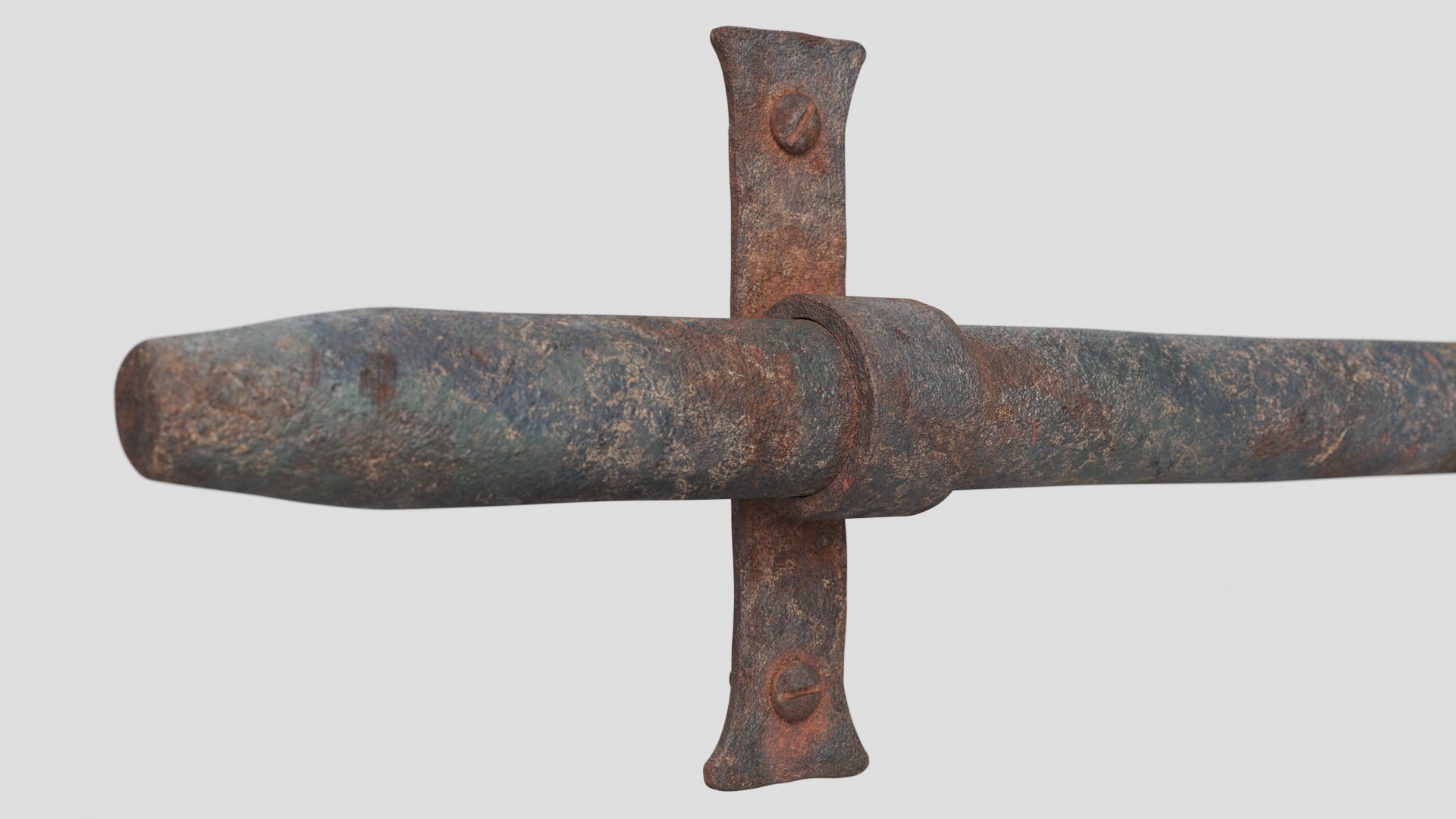 Rusty Rustic Bolt Model - TurboSquid 1856067