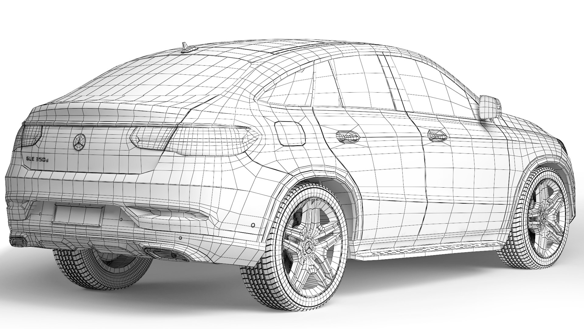 Mercedes-Benz GLE Coupe 350d 2016 3D Model - TurboSquid 2023525