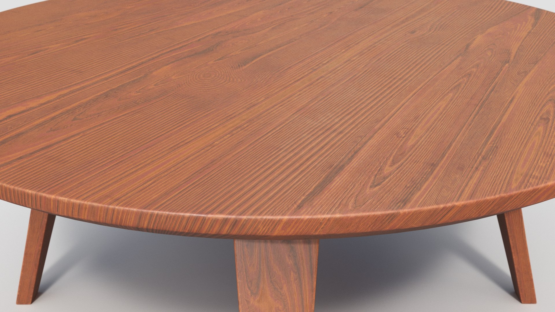 3D Model Ipe Round Dining Table - TurboSquid 1783189