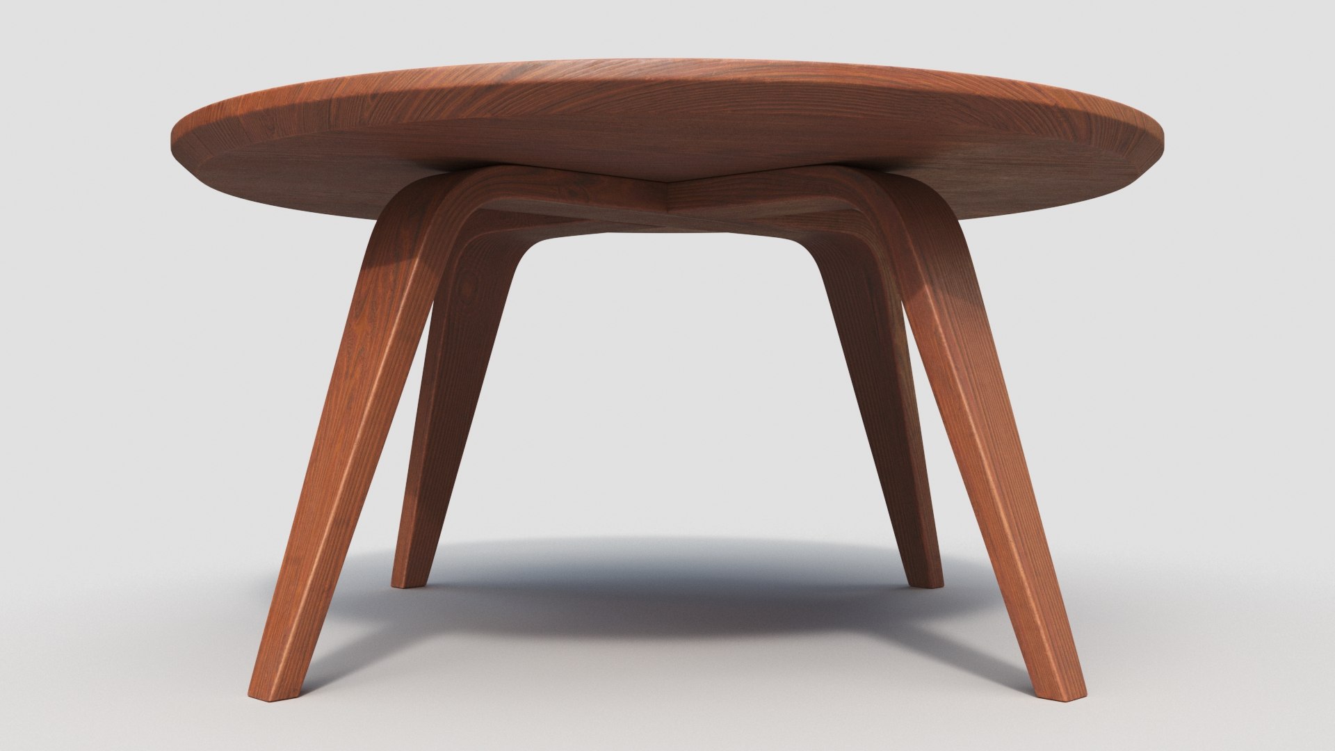 3D Model Ipe Round Dining Table - TurboSquid 1783189