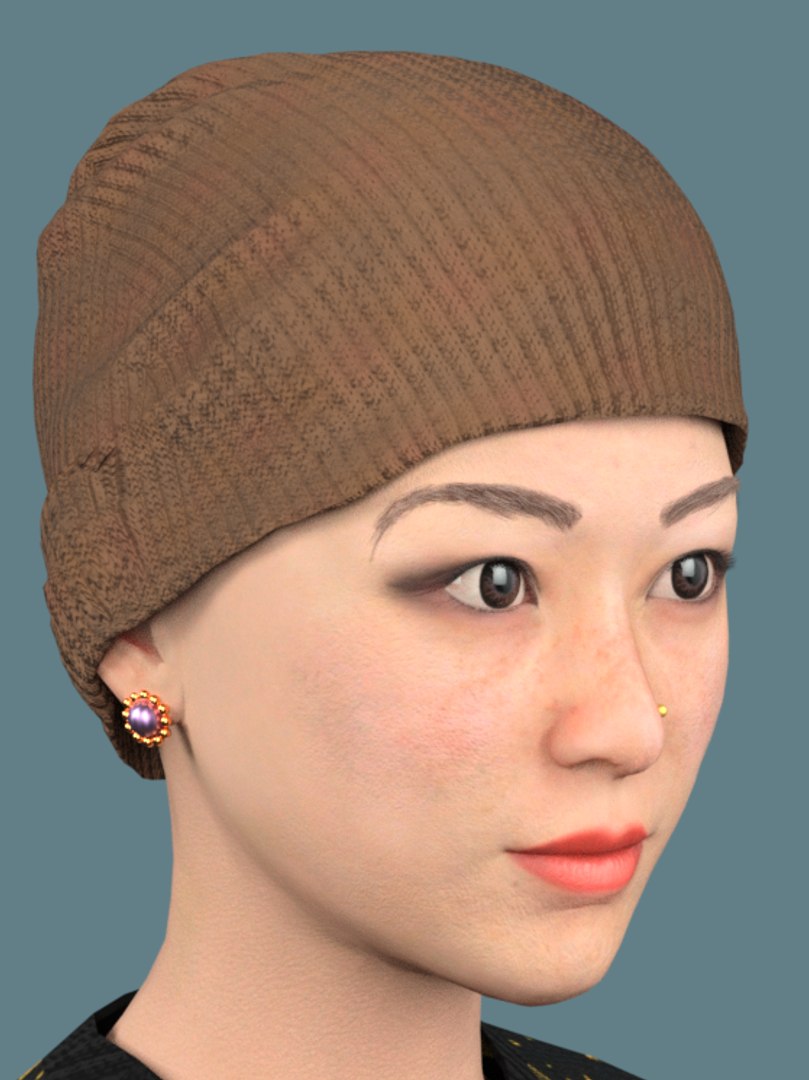 3D Model Realistic Rigged Style Girl-Sophia Character 3D Model - TurboSquid 2263246