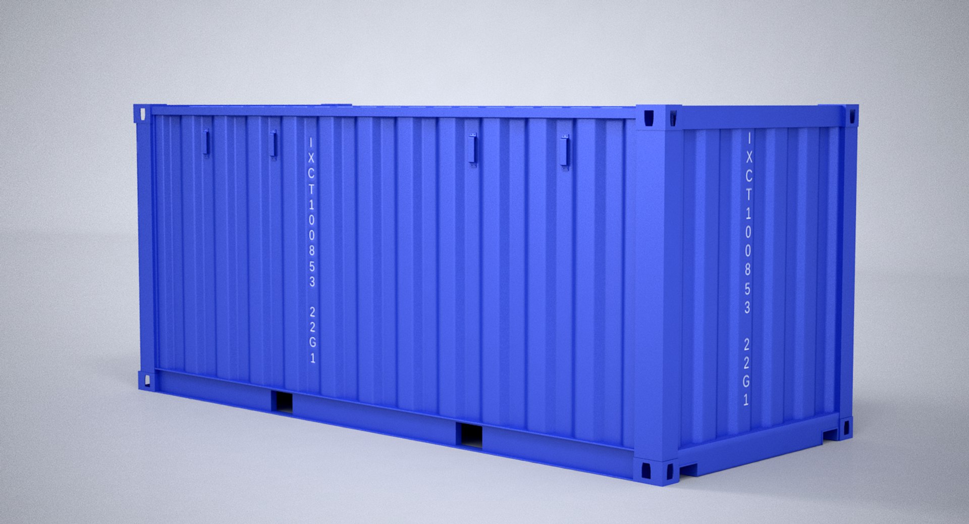 3D shipping container model - TurboSquid 1621581