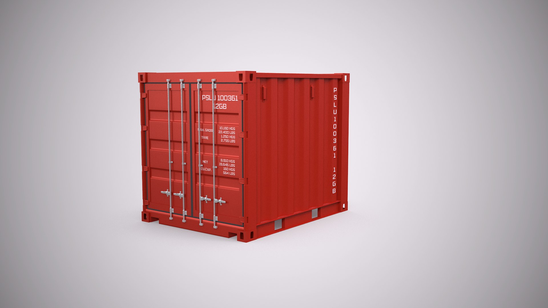 3D Shipping Container Model - TurboSquid 1621581