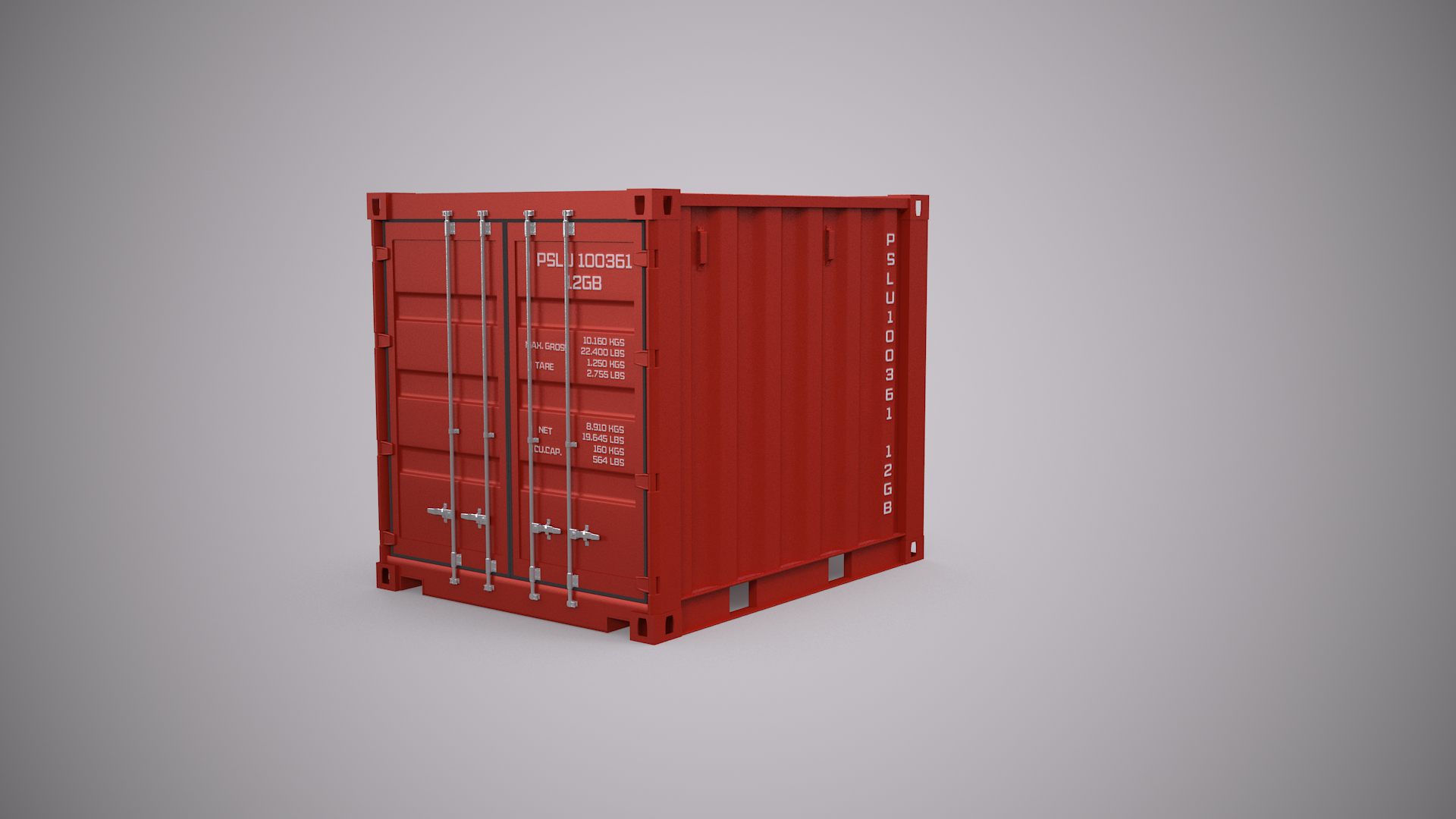3D Shipping Container Model - TurboSquid 1621581