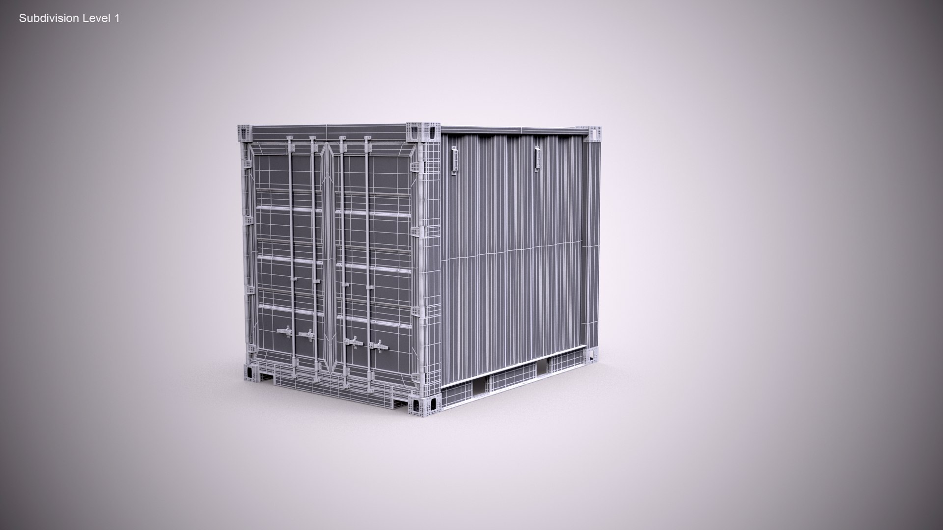 3D Shipping Container Model - TurboSquid 1621581