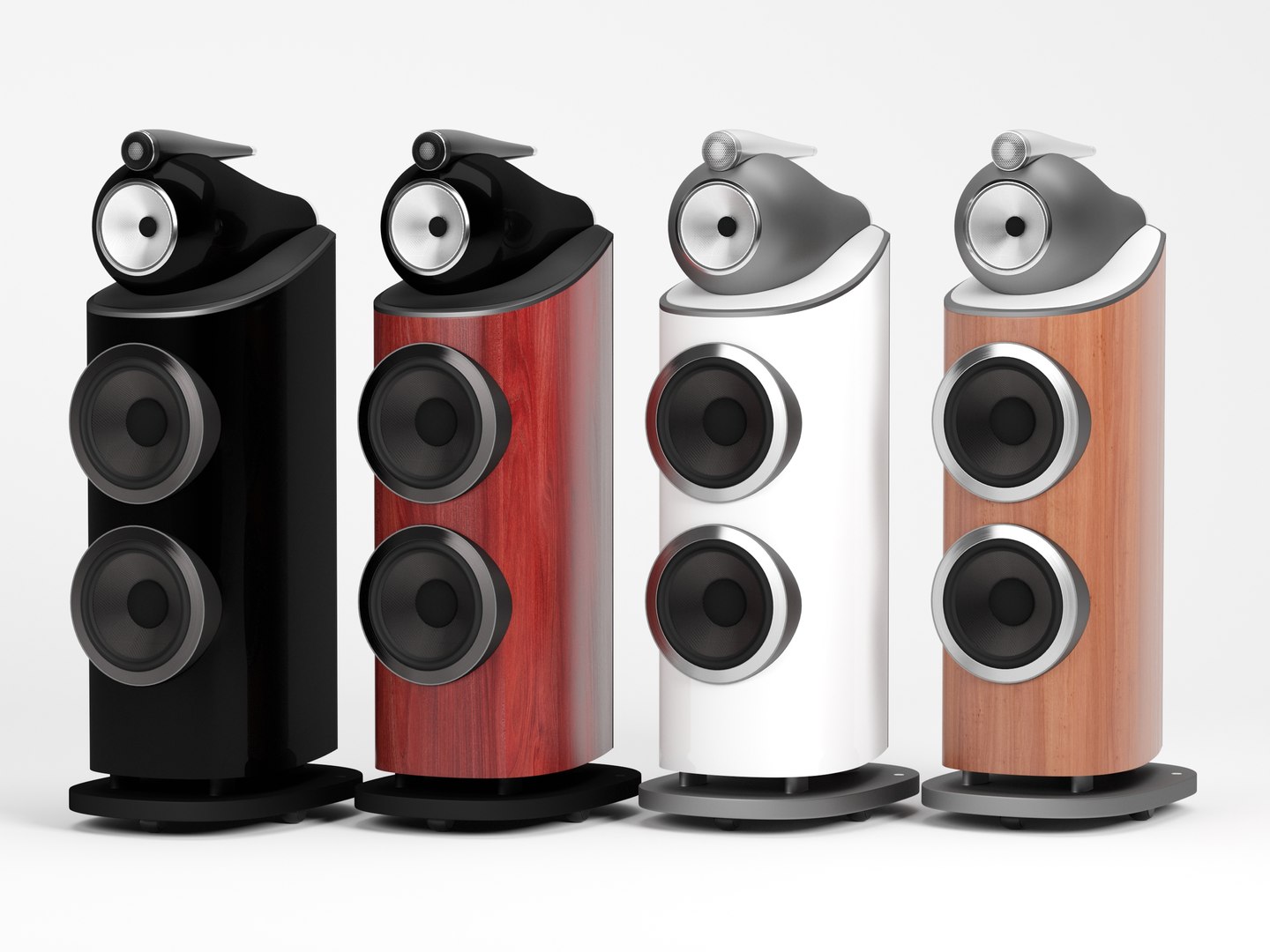 BW 801 D4 Tower Speaker 3D model - TurboSquid 1950995