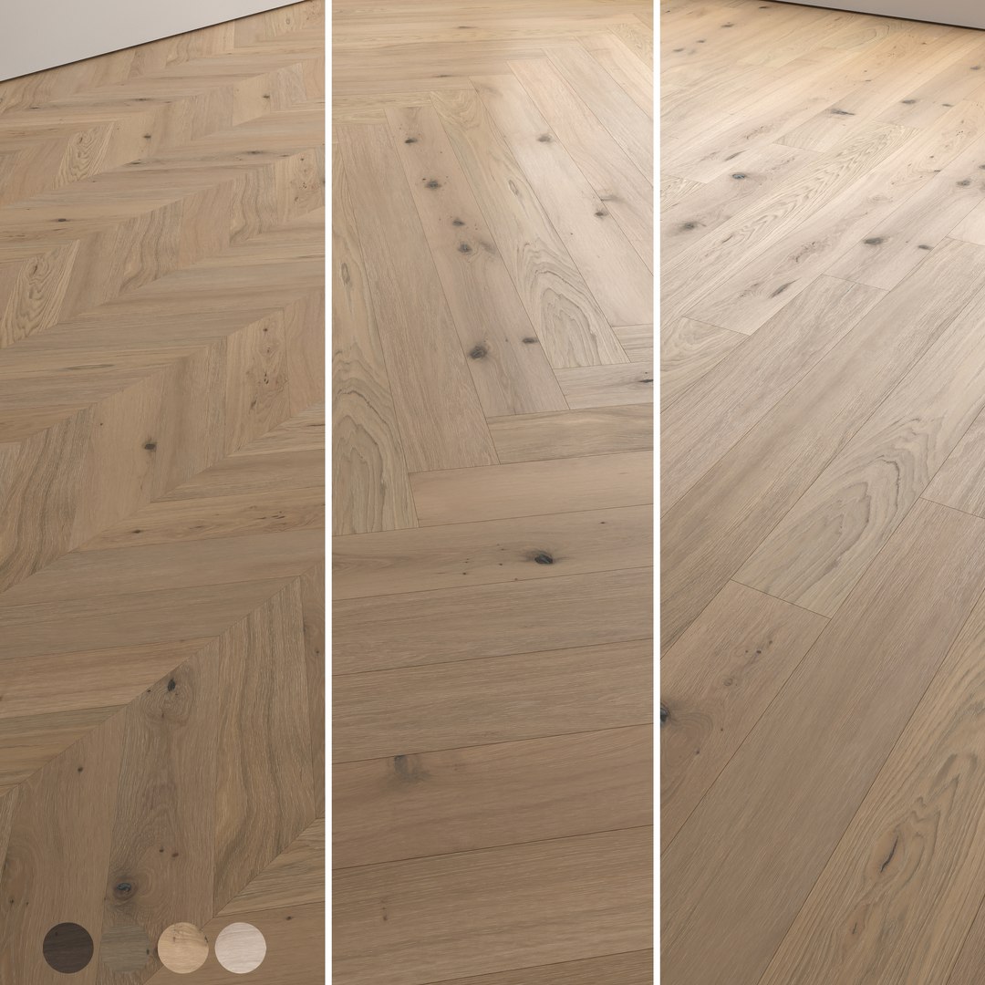 3D Wood Floor Set 42 Model - TurboSquid 2267175