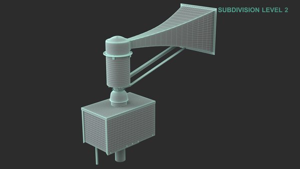 3D Tornado Siren model - TurboSquid 1886467