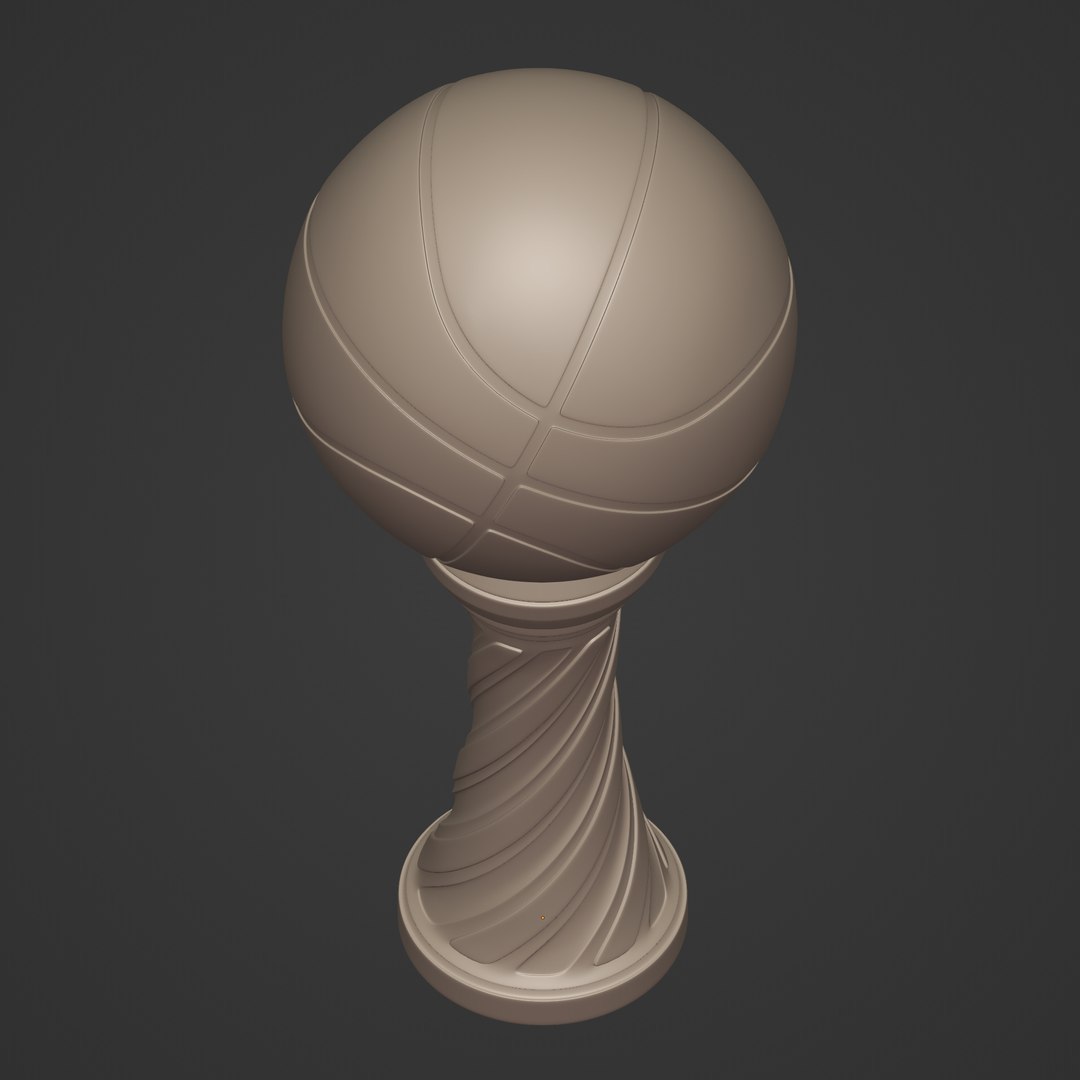 3D Basketball Trophy -- Original Design -- Ready For 3D Printing ...