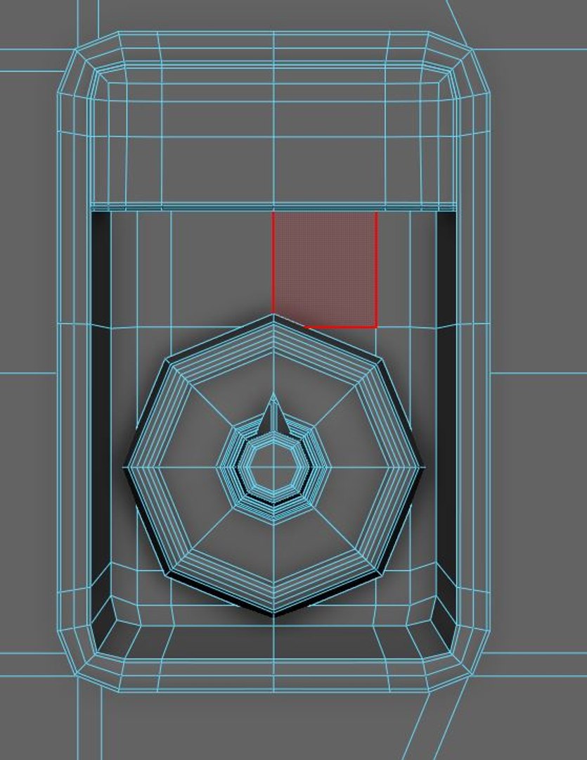 3d model locker lock