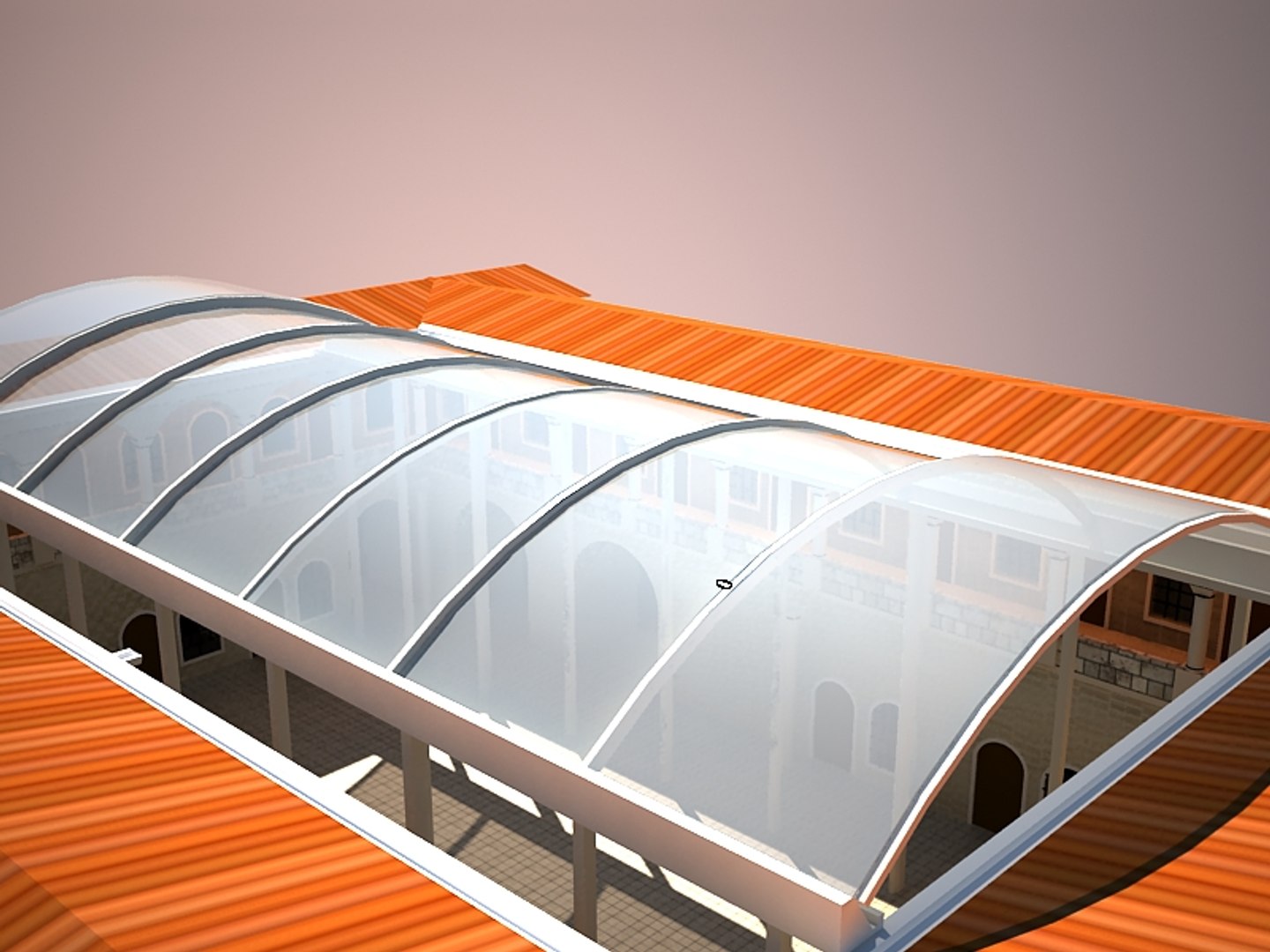 Telescopic Roof 3d Model