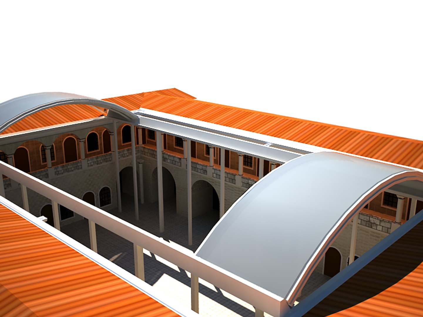 Telescopic Roof 3d Model
