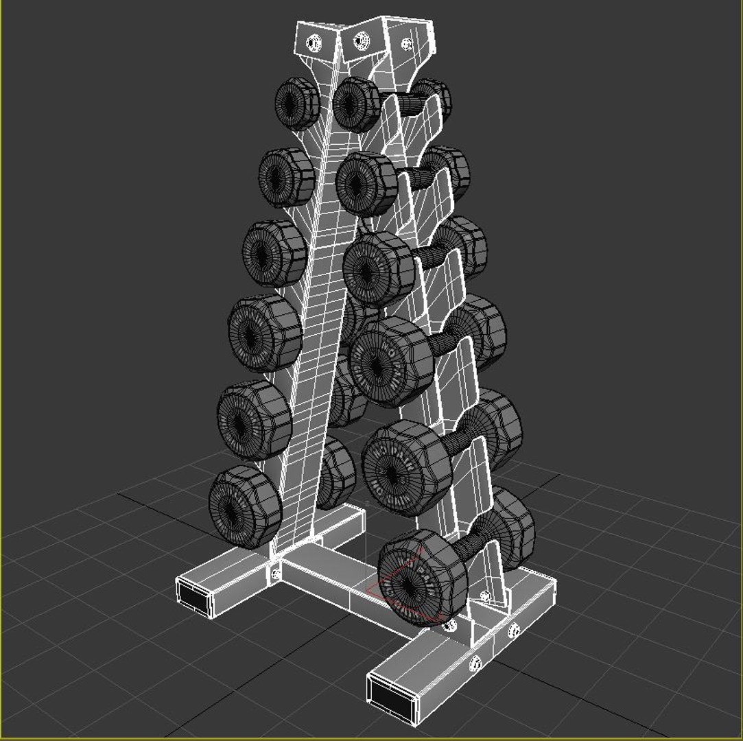 3D Dumbbells Vertical Rack Model - TurboSquid 1212325
