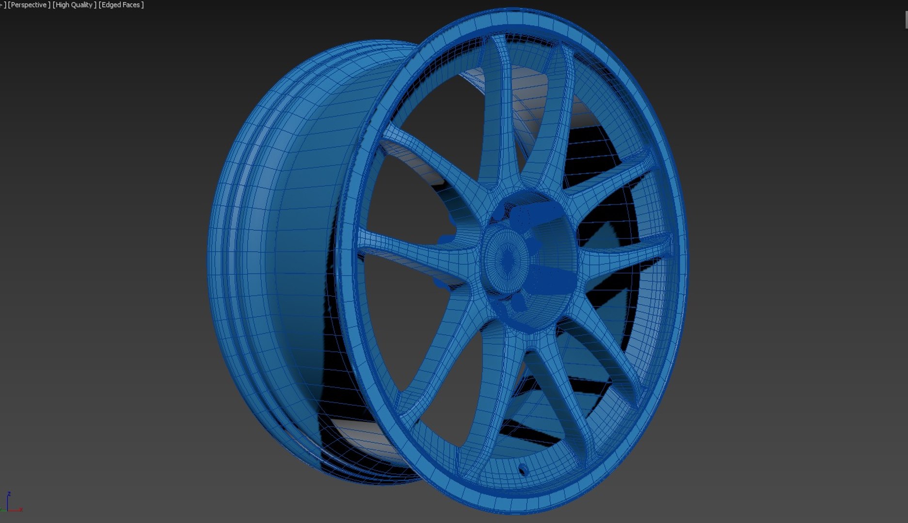 Sports Car Wheel Rim Model - TurboSquid 1189920