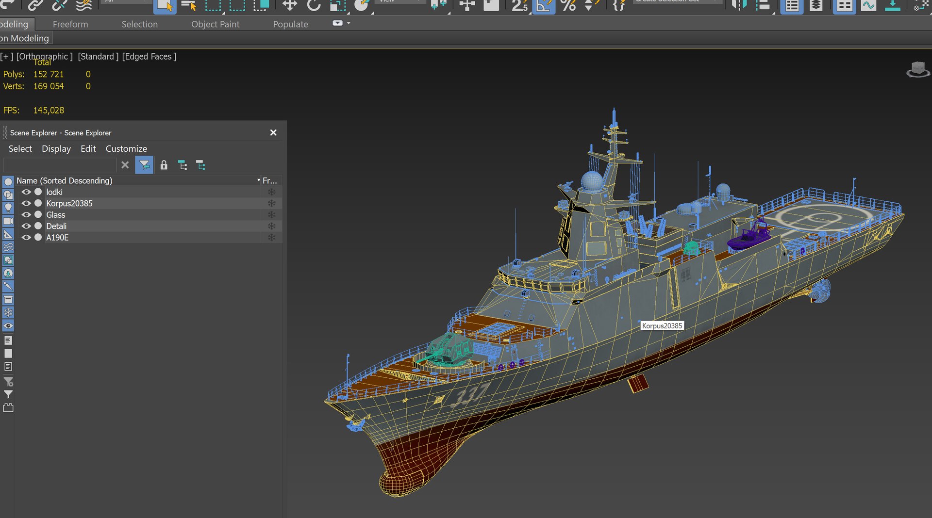 20385 Project Gremyashchiy Class Corvette 3D Model - TurboSquid 2294567