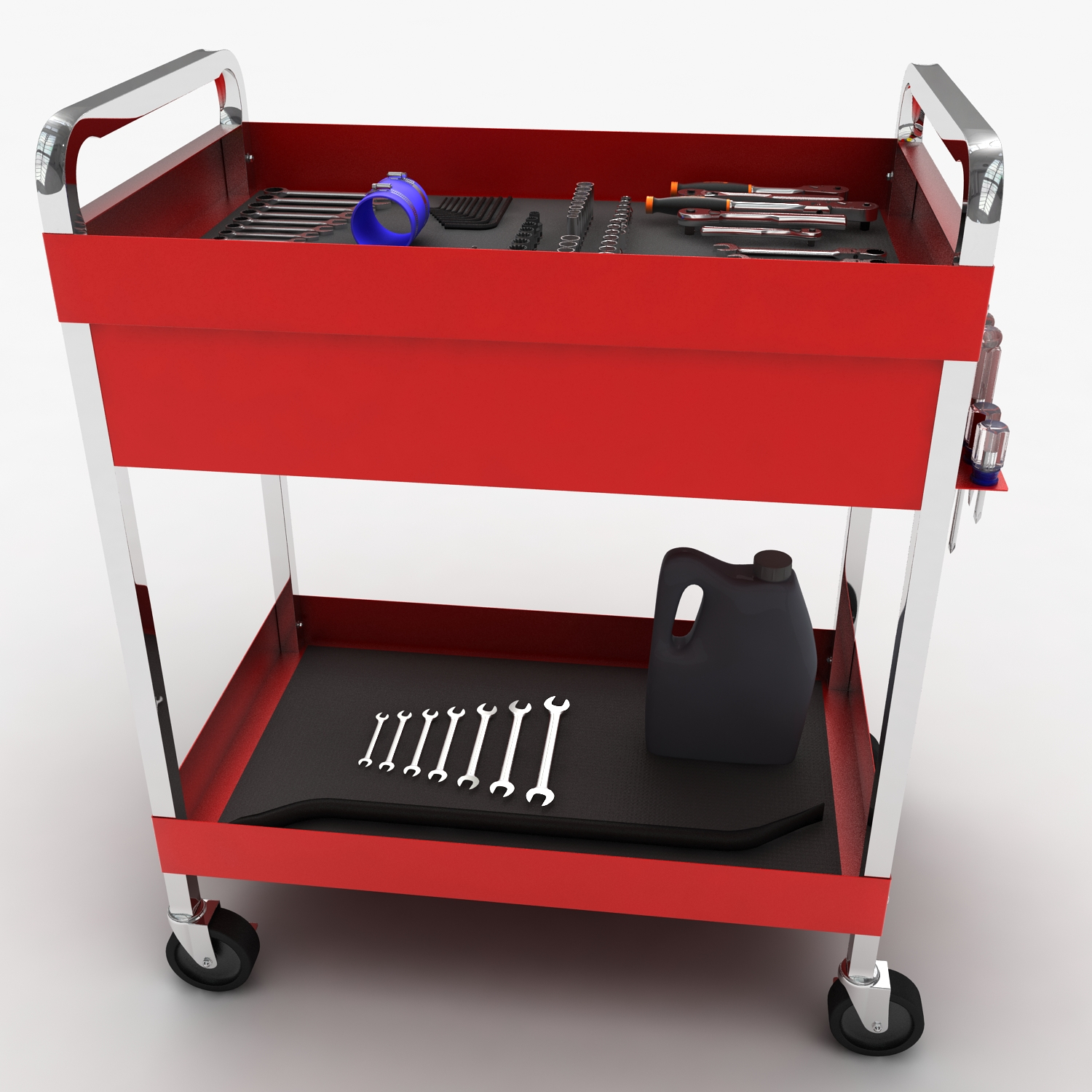 utility cart tools 3d max
