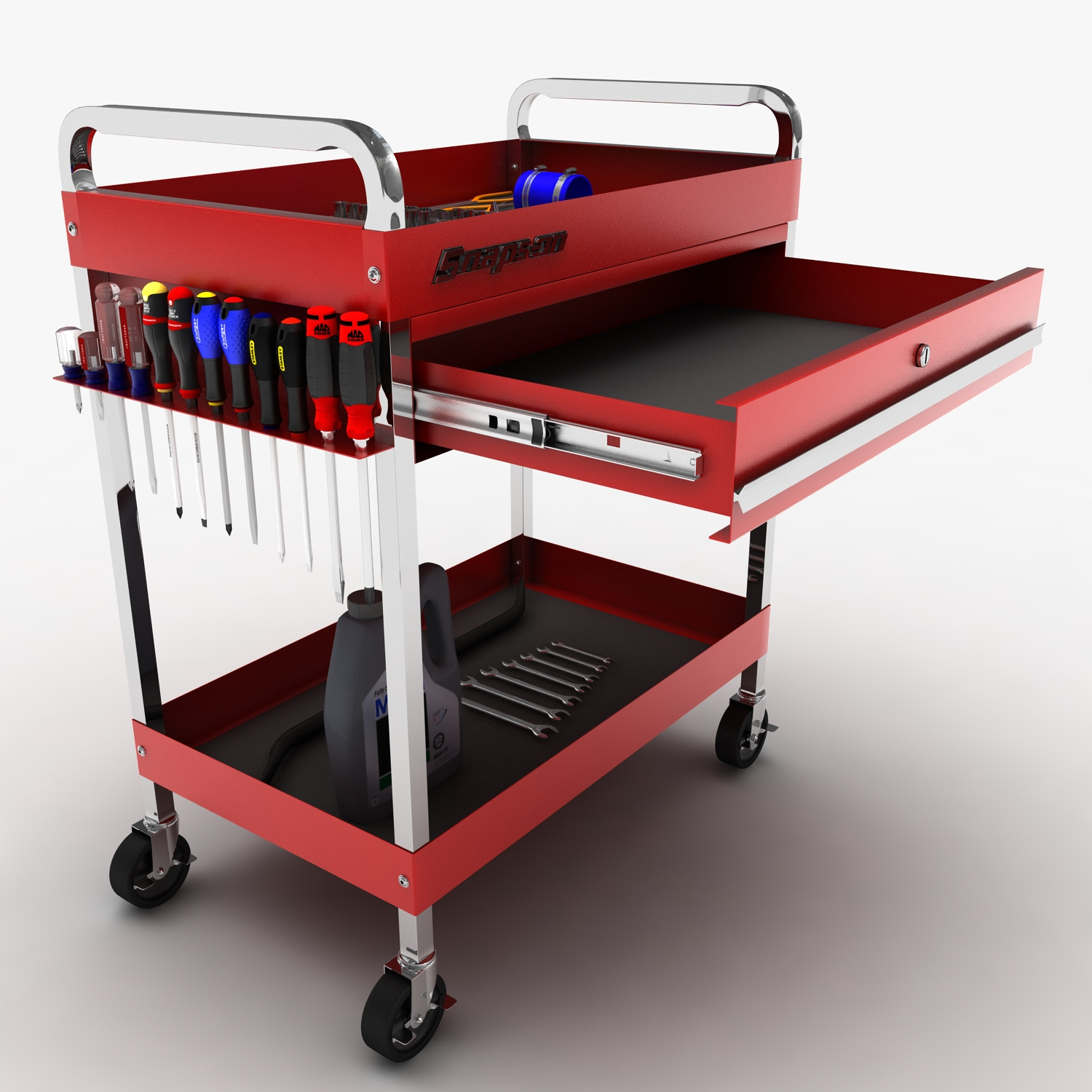 utility cart tools 3d max