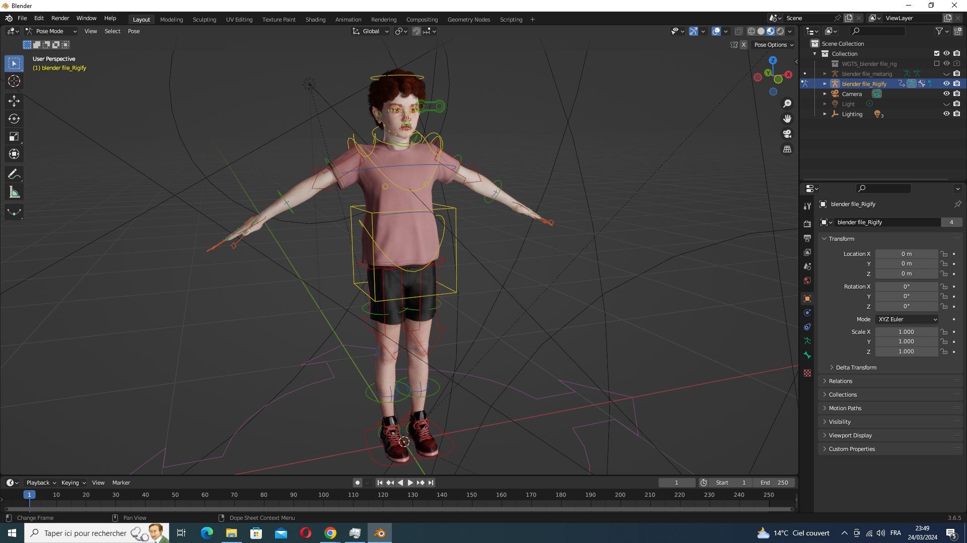 3D Ethan - Realistic Child With Freckles Kid Low-poly - TurboSquid 2217263