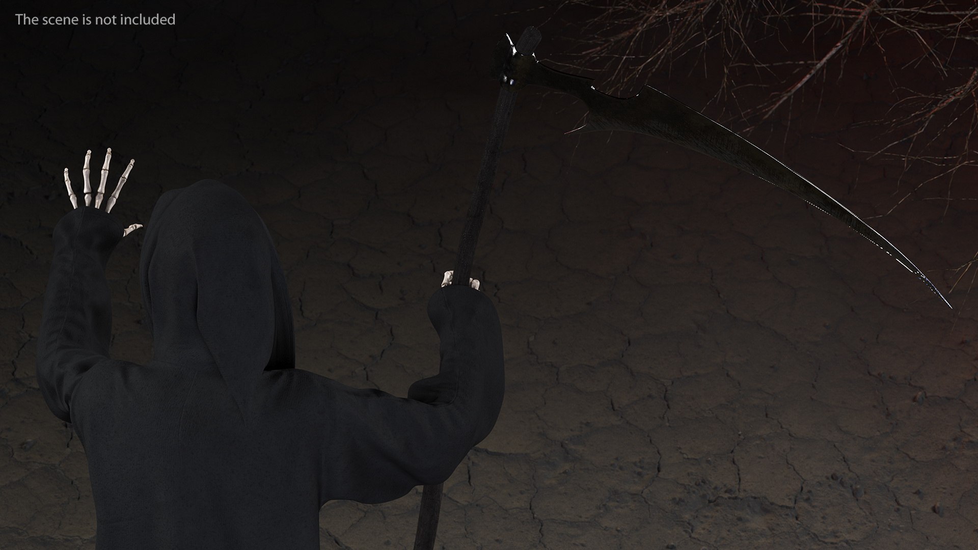 Grim Reaper Flying Pose model - TurboSquid 1800560