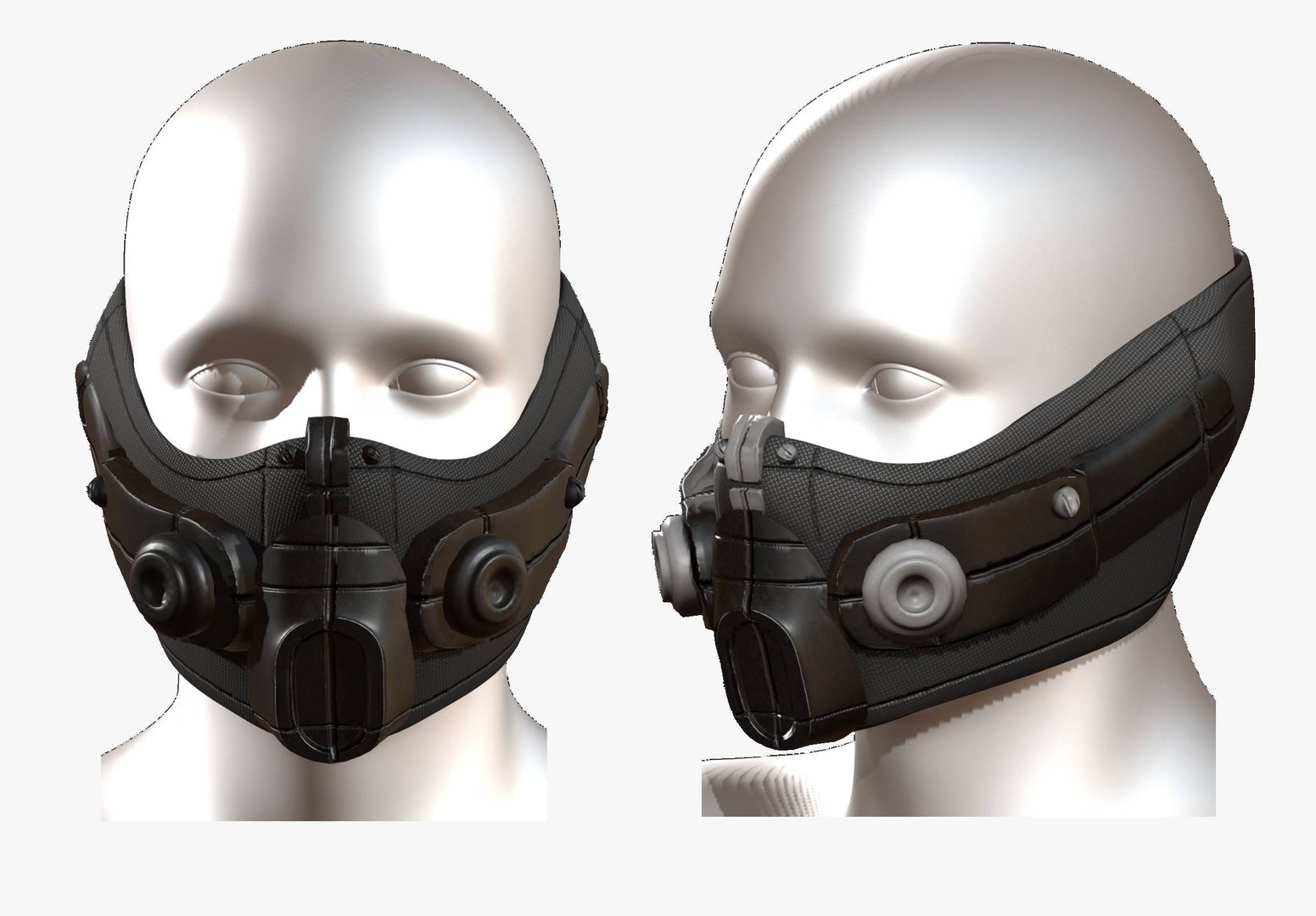 Gas Mask 3D Model - TurboSquid 1590755
