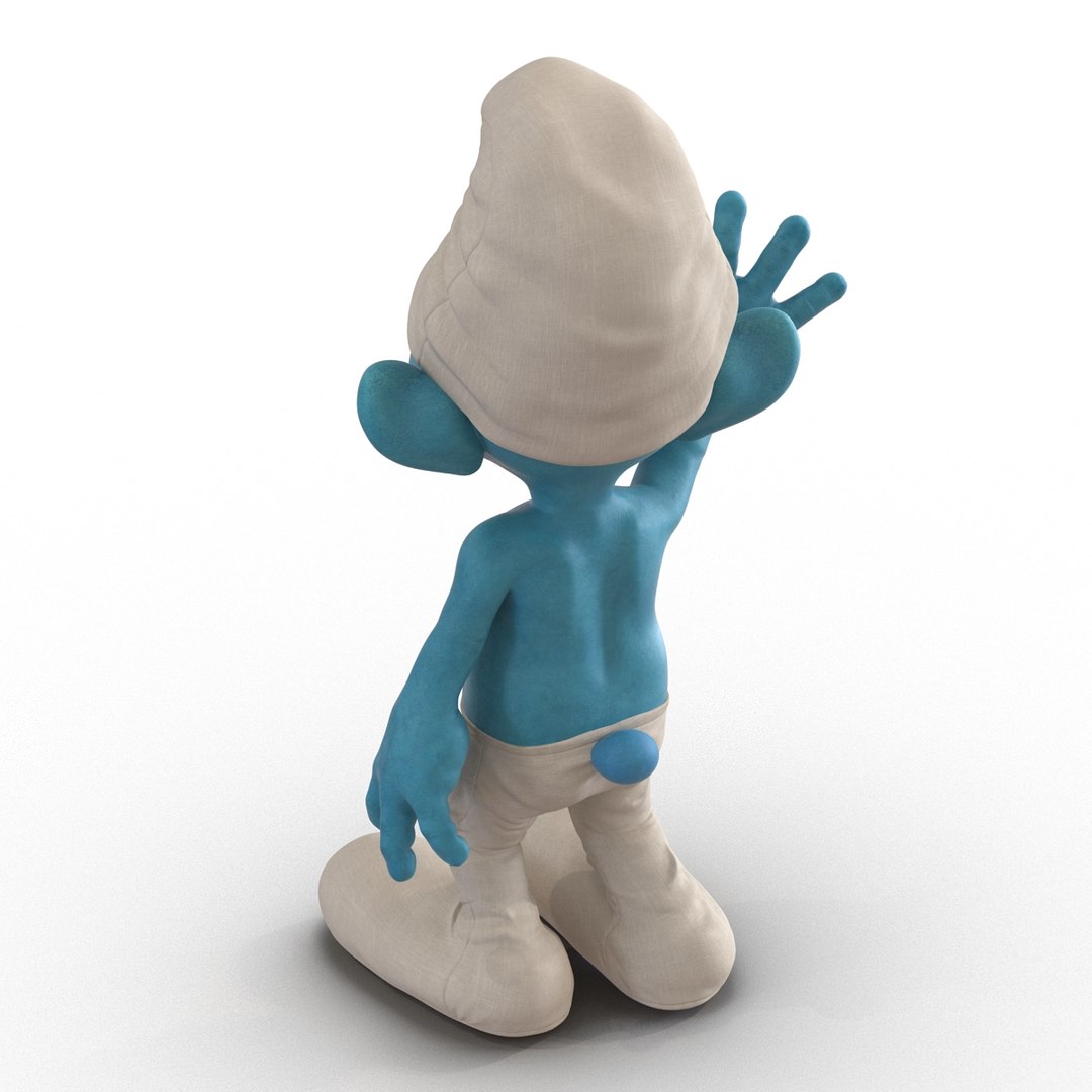 3d Smurf Pose 2