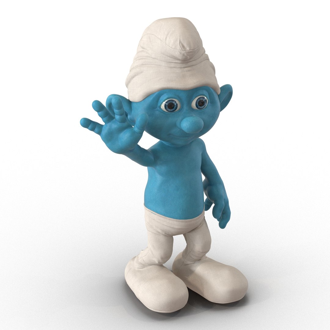 3d Smurf Pose 2