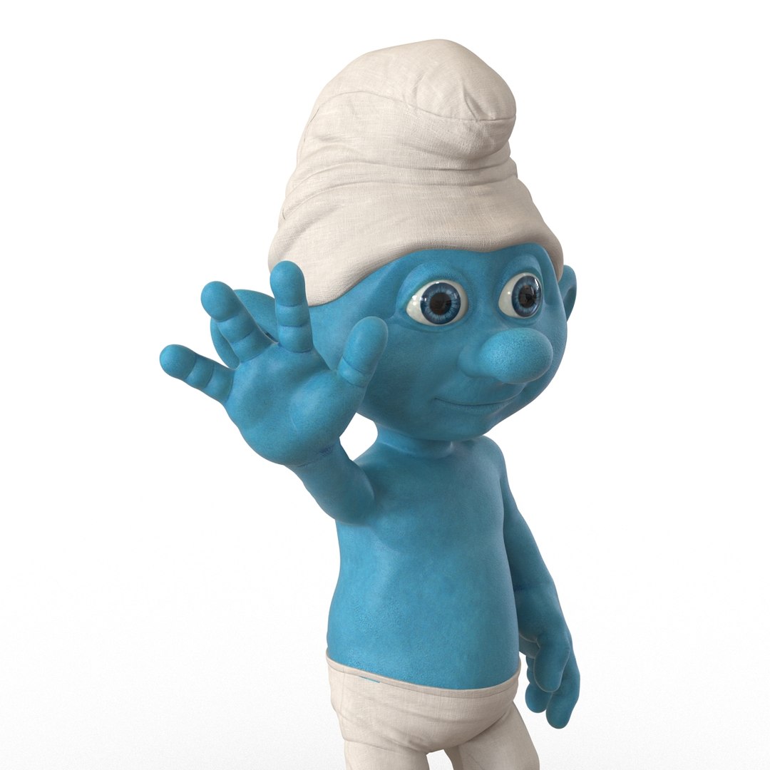 3d smurf pose 2