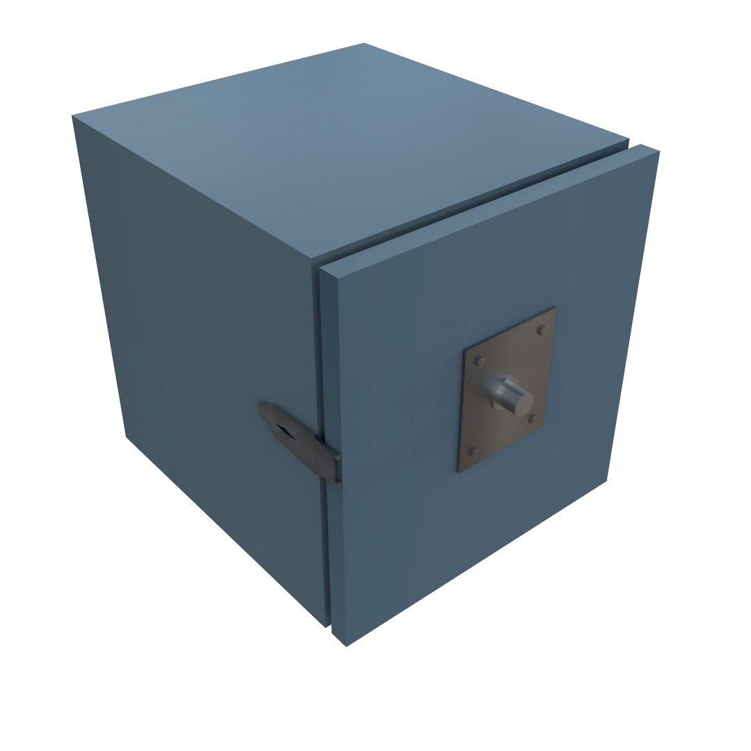 Locker 1 3D Model - TurboSquid 2140419