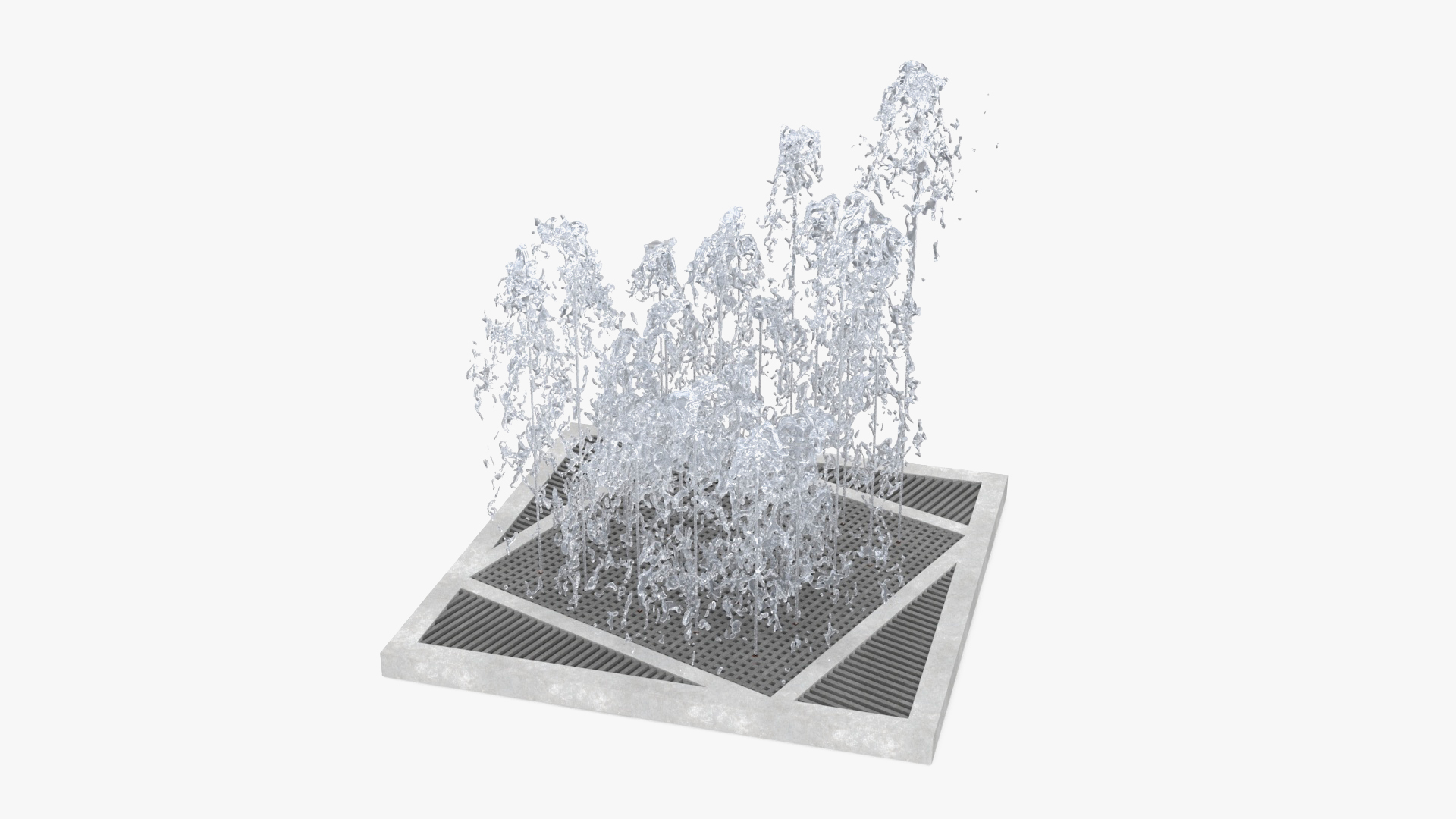 3D Ground Fountains Collection - TurboSquid 2166420