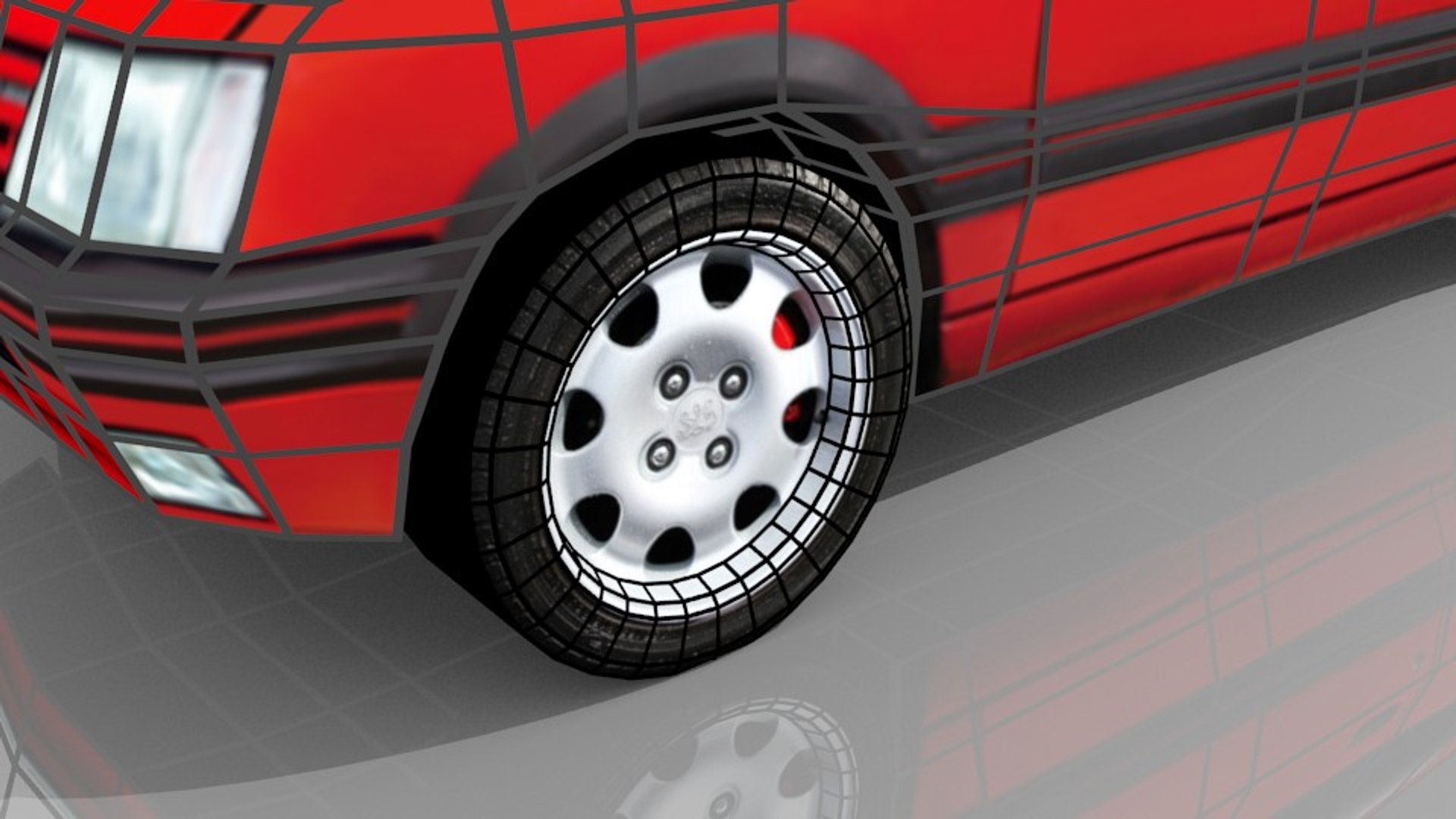 3D Peugeot 205 - TurboSquid 1334958