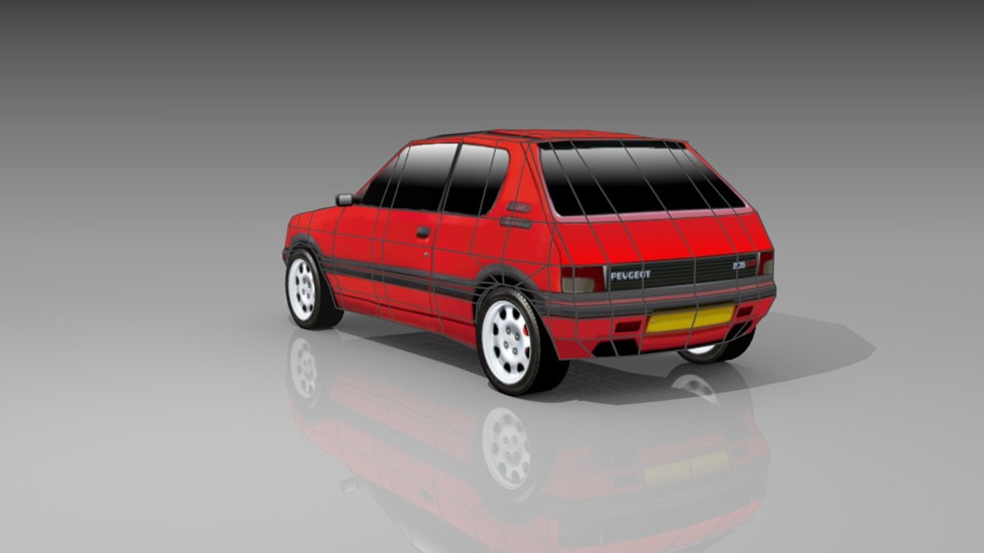 3D Peugeot 205 - TurboSquid 1334958