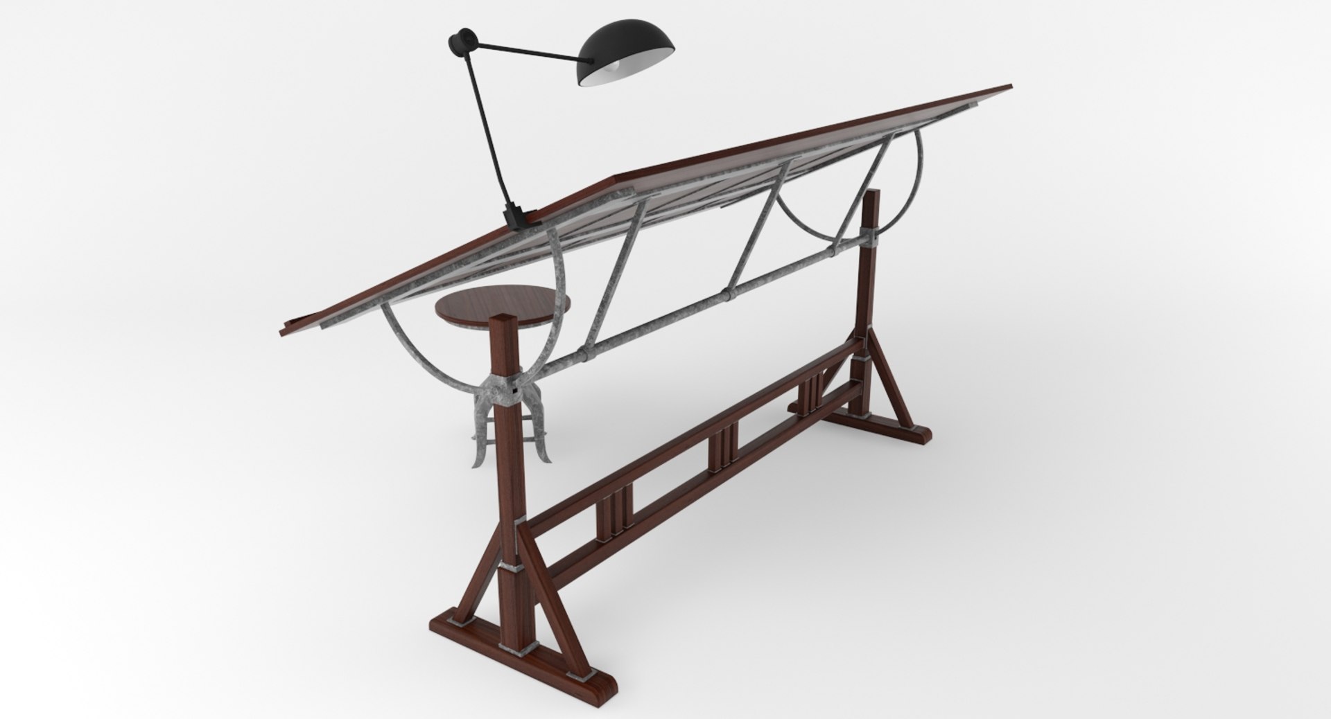 3D Model Drafting Table - TurboSquid 1235410