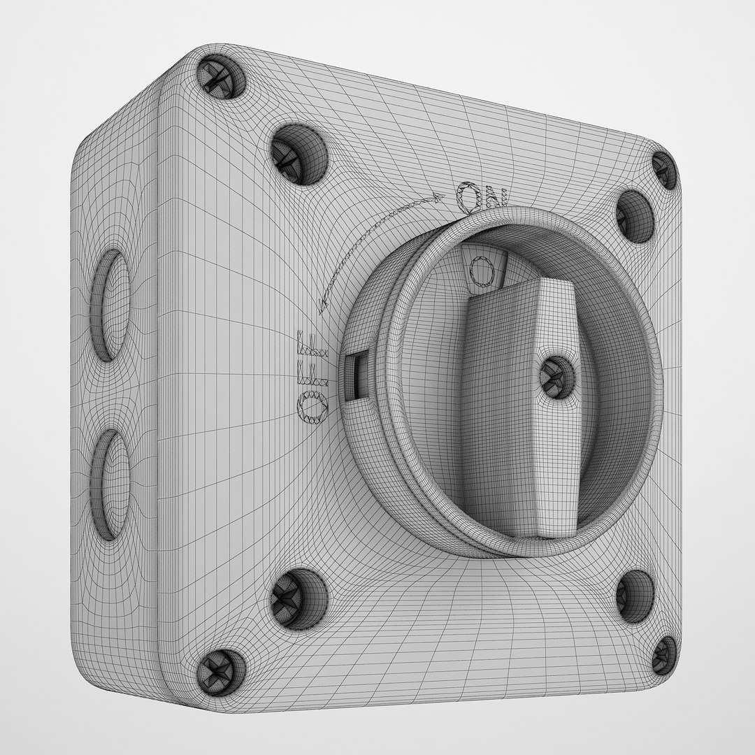 Enclosed Disconnect Switch 3D - TurboSquid 1249698