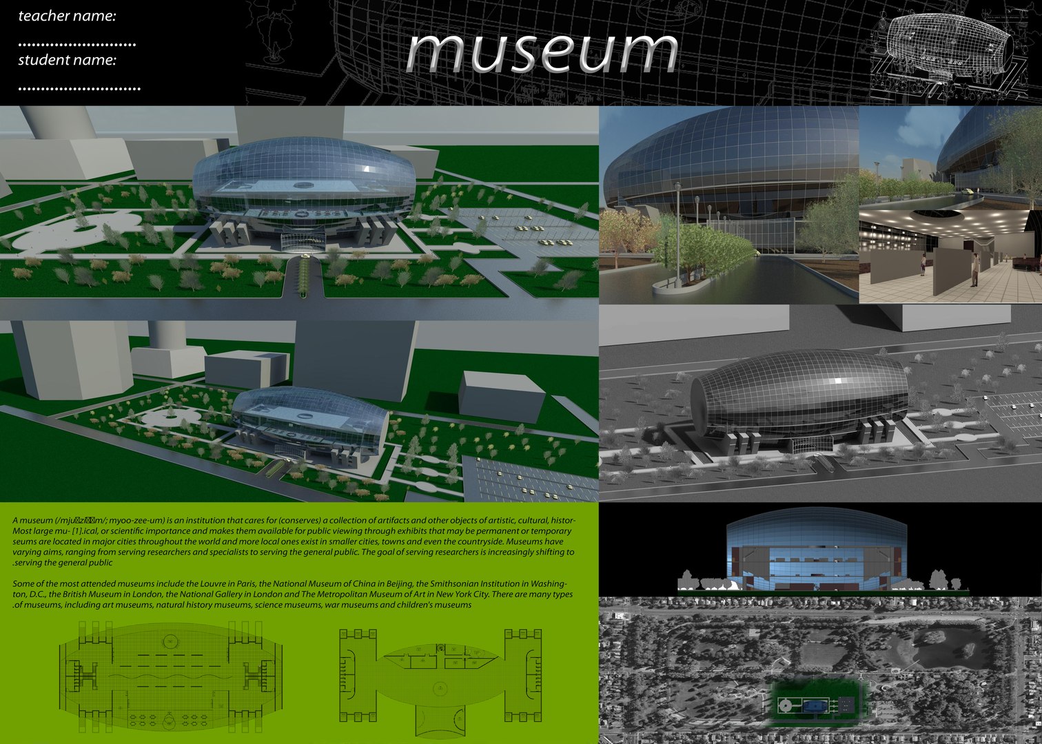 Revit Museum 3D Model - TurboSquid 1471919