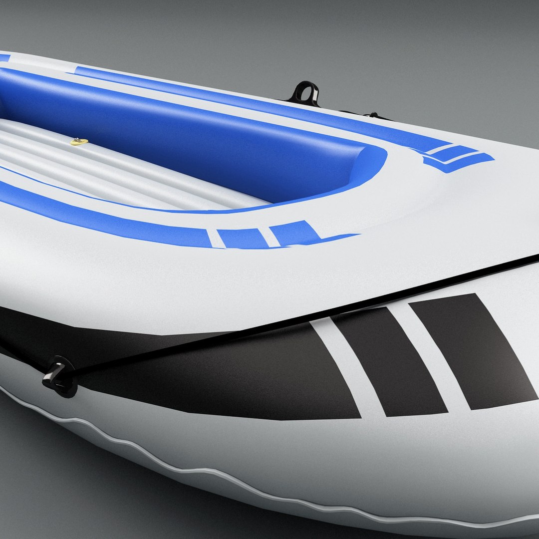 inflatable boats 3d model