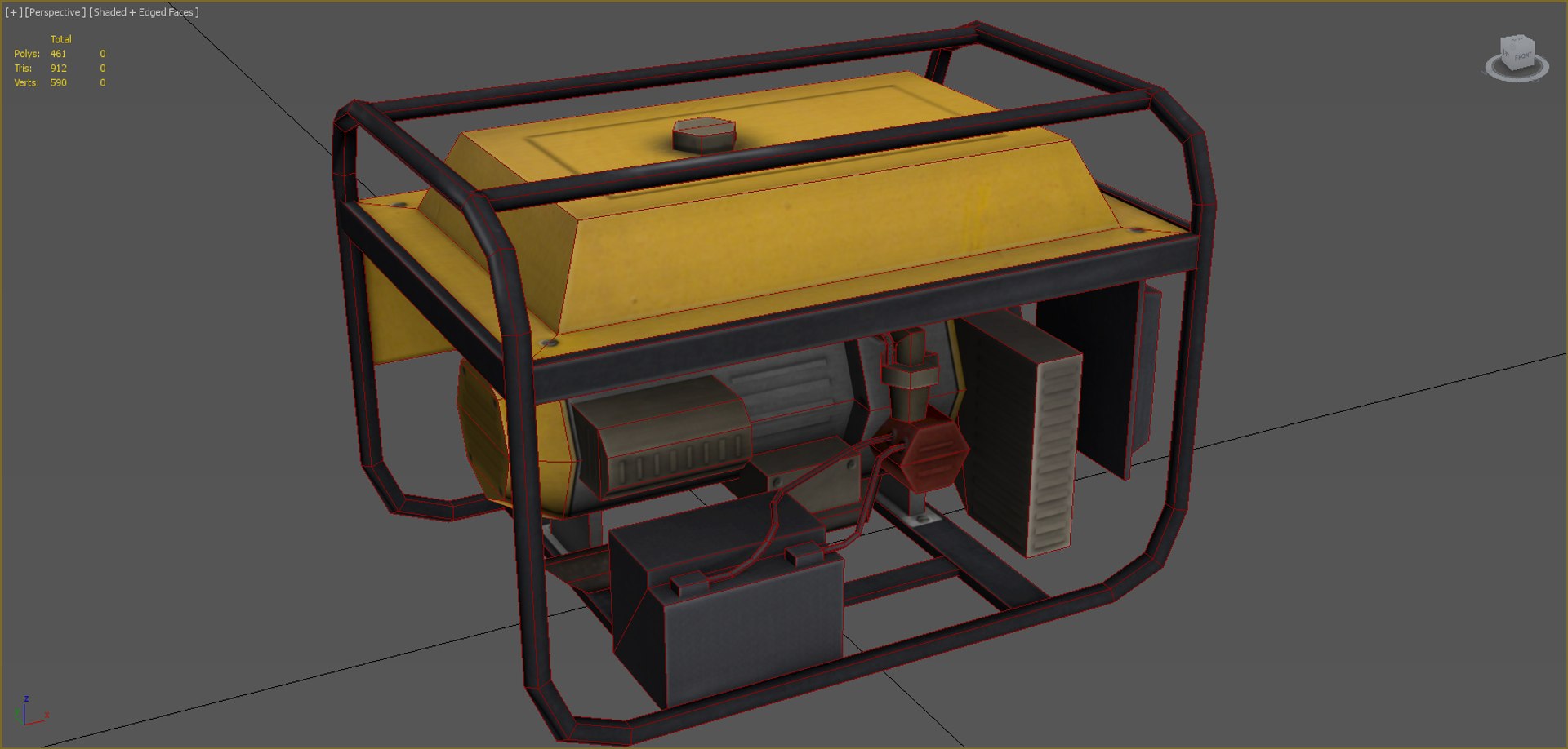 3d Model Electrical Generator