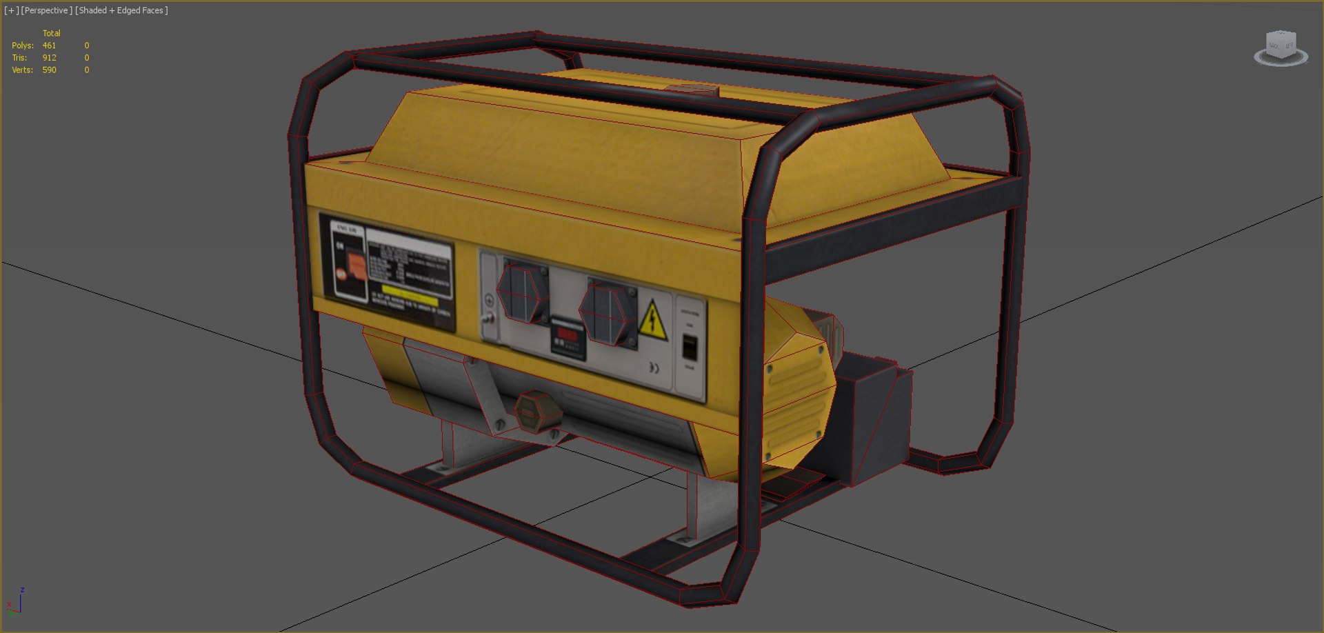 3d Model Electrical Generator