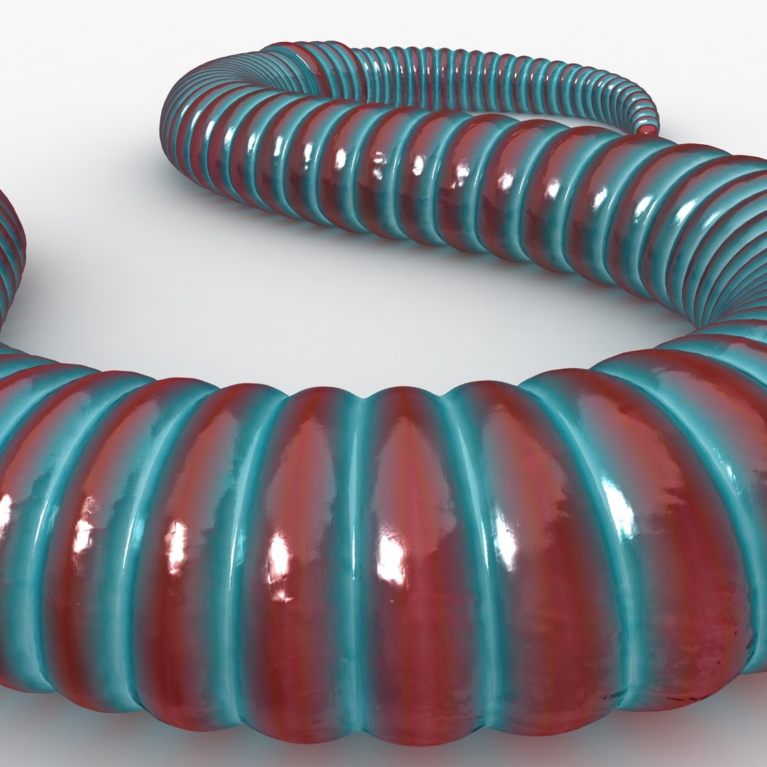 Worm Blue 3d 3ds