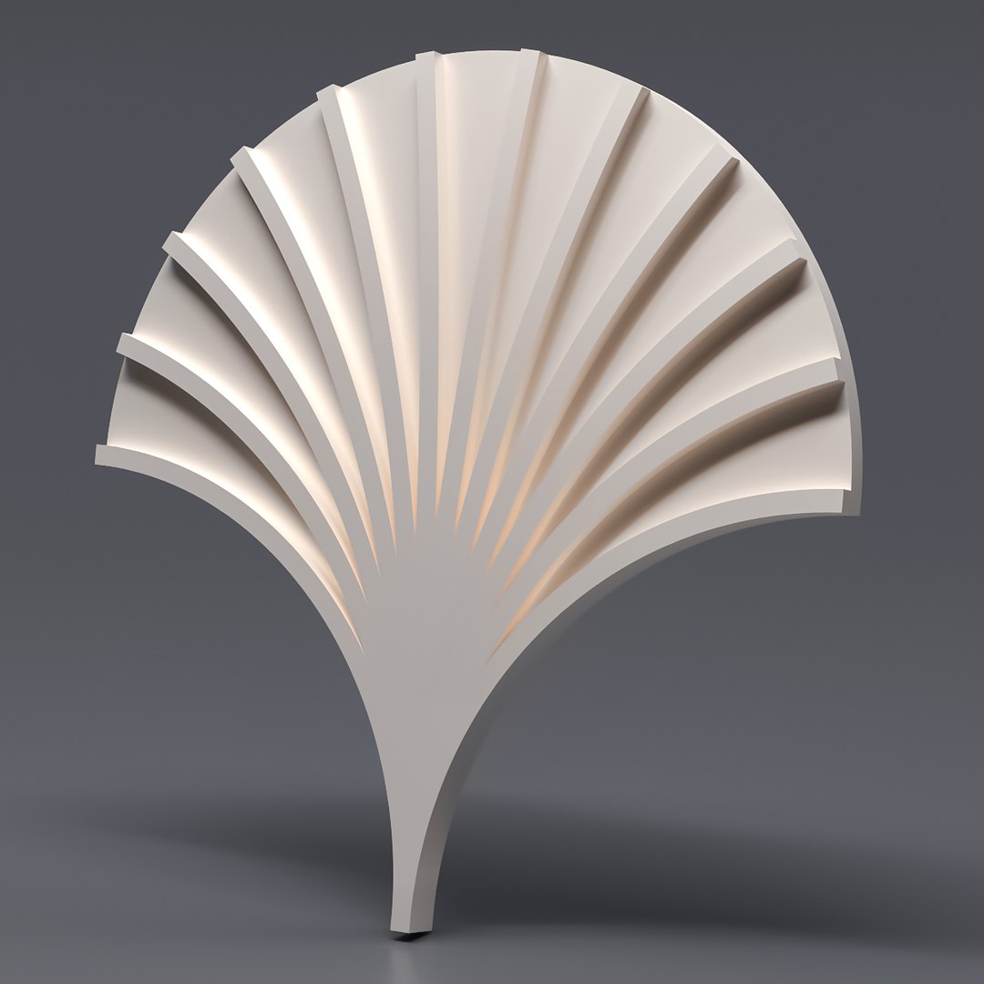 3D Decorative Gypsum Panel Model - TurboSquid 1534577