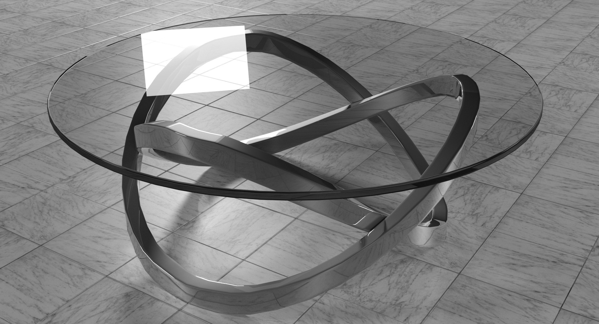 Minimalist Metal Infinite Line 3D - TurboSquid 1512429