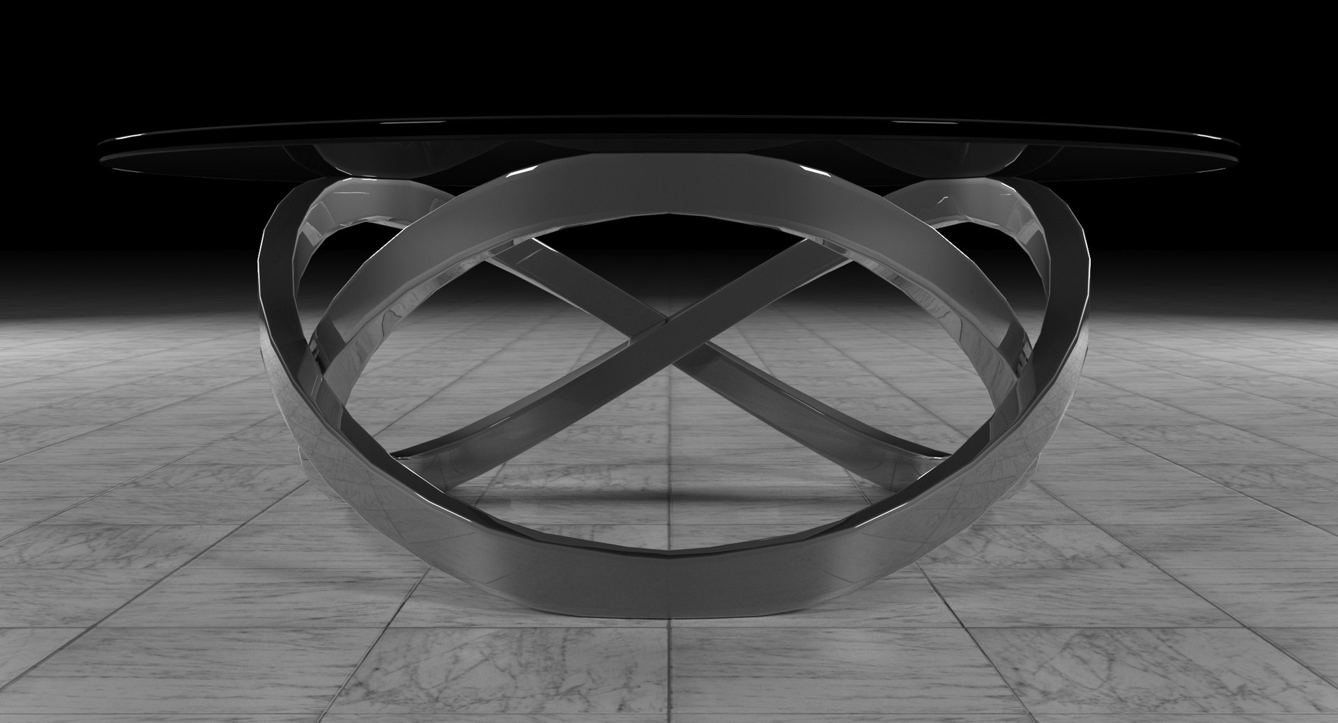 Minimalist Metal Infinite Line 3D - TurboSquid 1512429