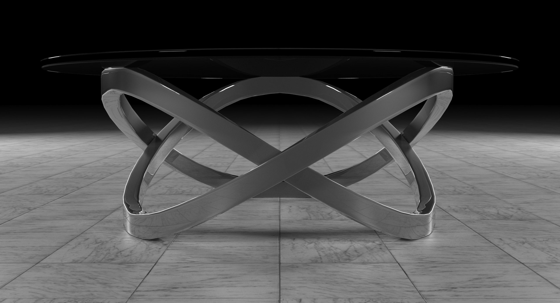 Minimalist Metal Infinite Line 3D - TurboSquid 1512429