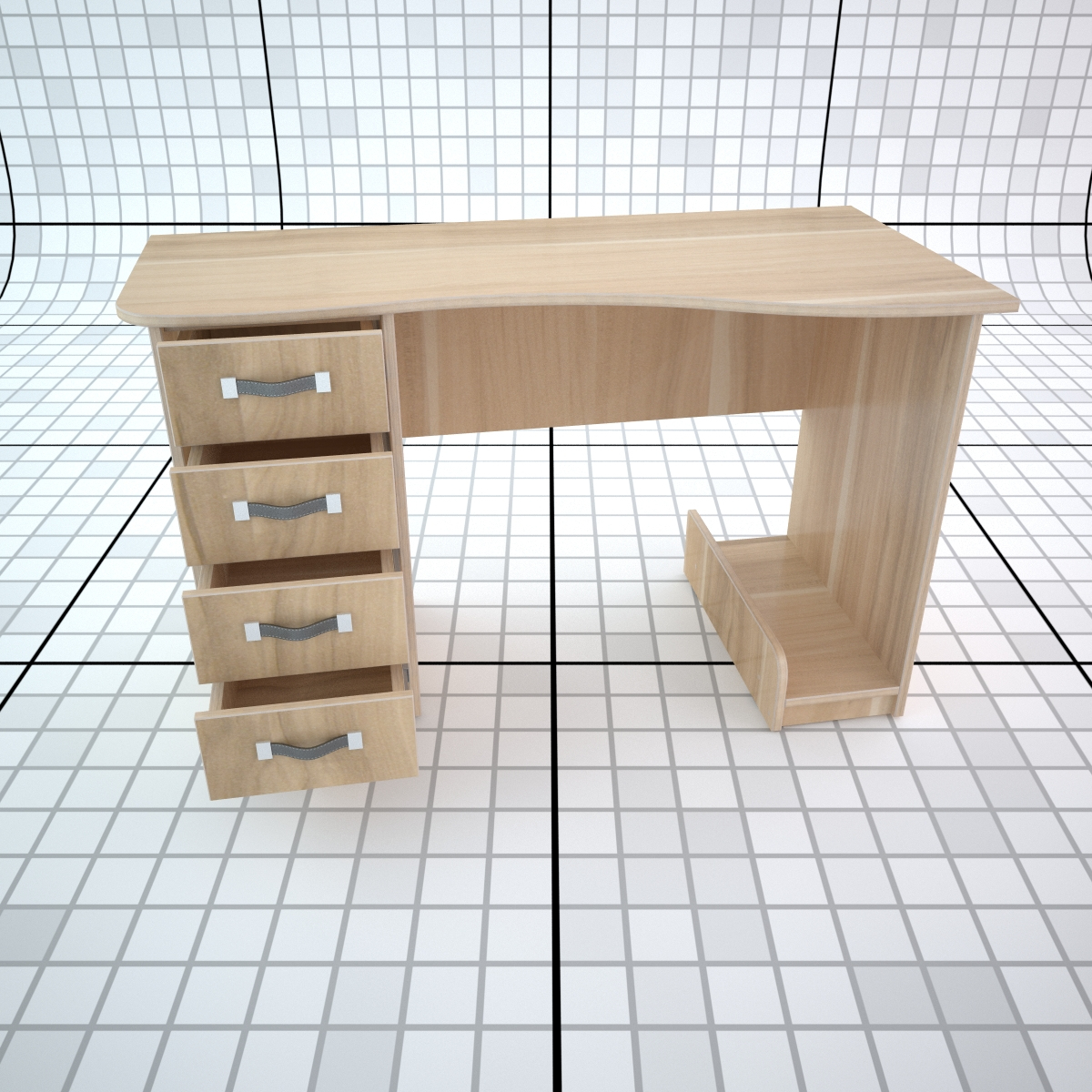 computer table 3d model