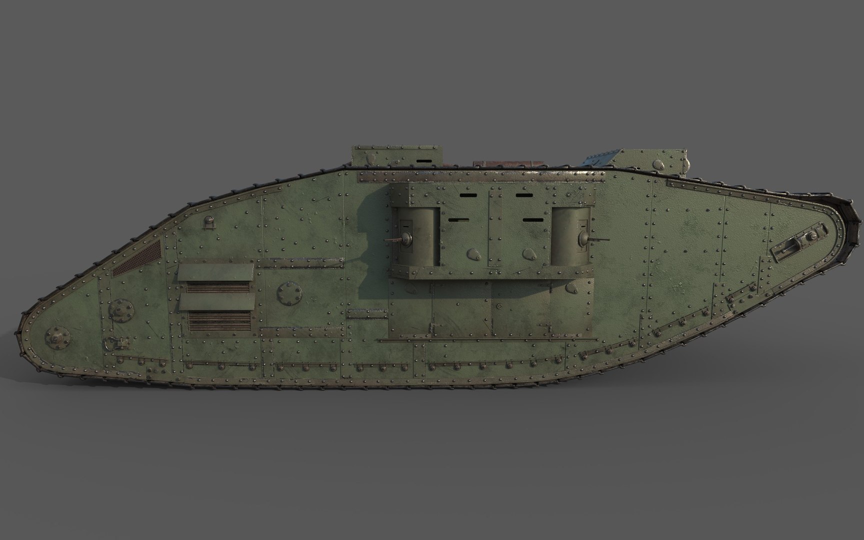 3D Model Tank Mark Iv Female - TurboSquid 1649296