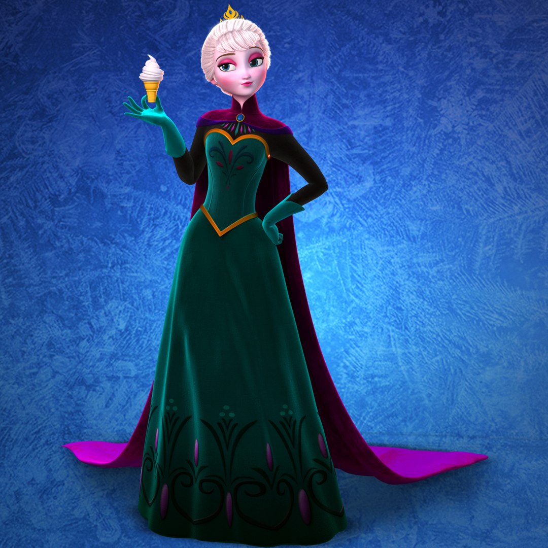 3d Elsa Elsaa Model