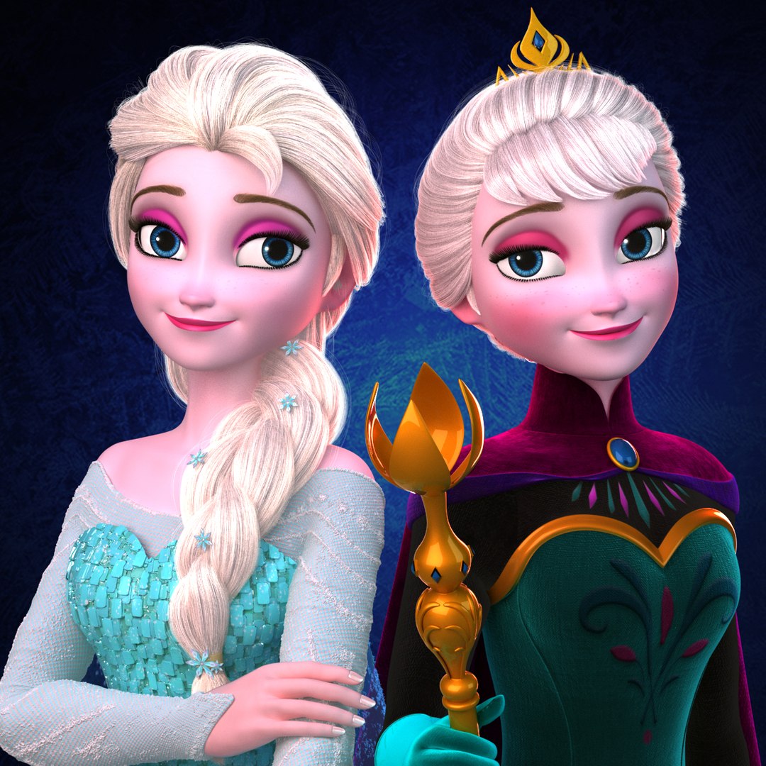 3d Elsa Elsaa Model